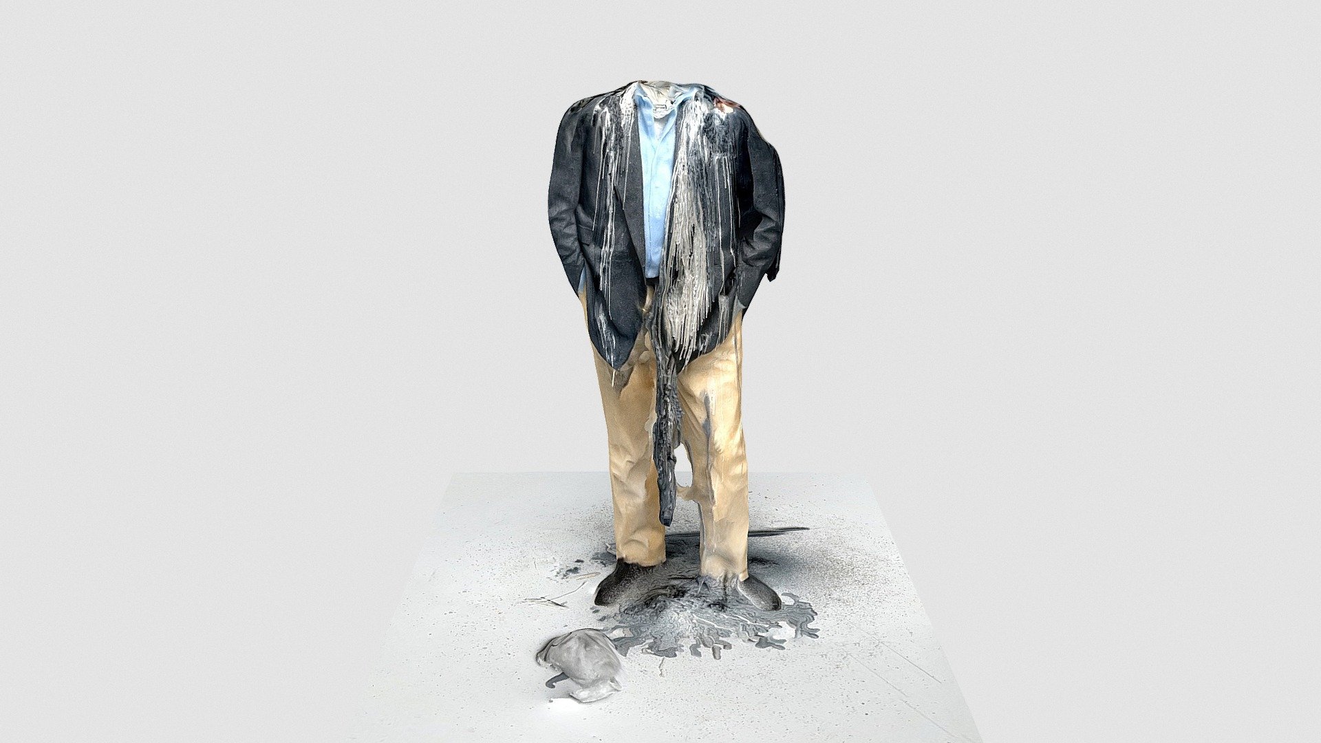 Humanoid candle by Urs Fischer - Download Free 3D model by Wilfried ...
