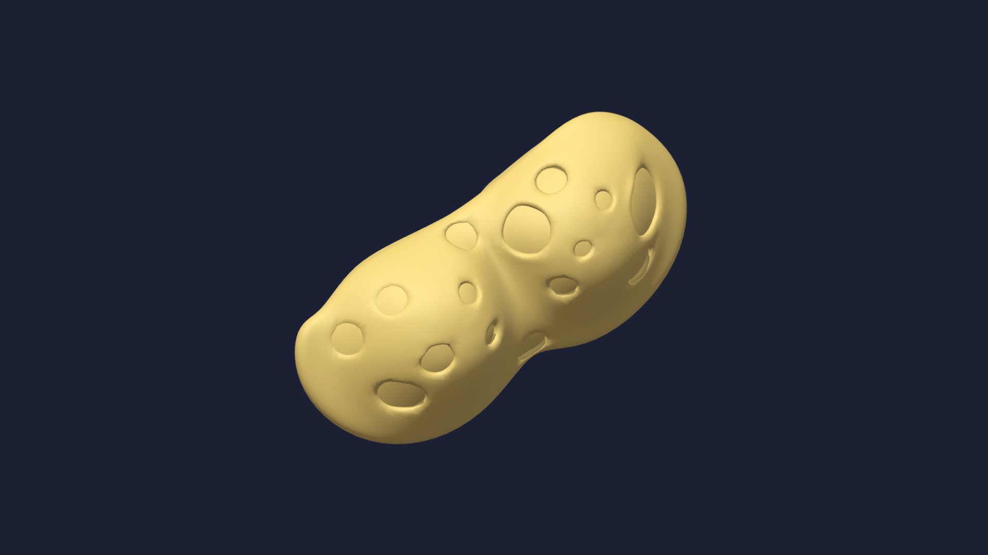 Peanut Icon - Buy Royalty Free 3D model by arc.jabbar (@arc_jabbar ...
