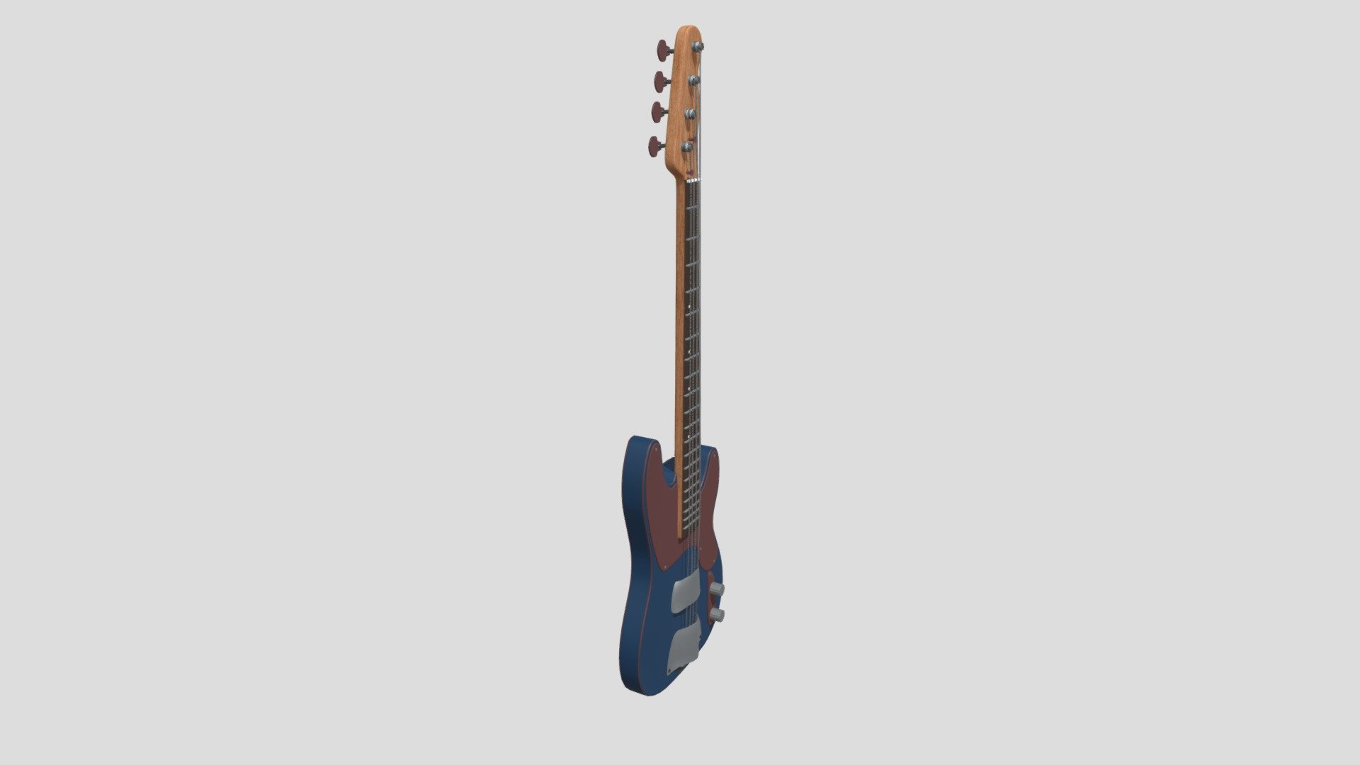 Bass guitar - Download Free 3D model by JoY_3d [e56f581] - Sketchfab