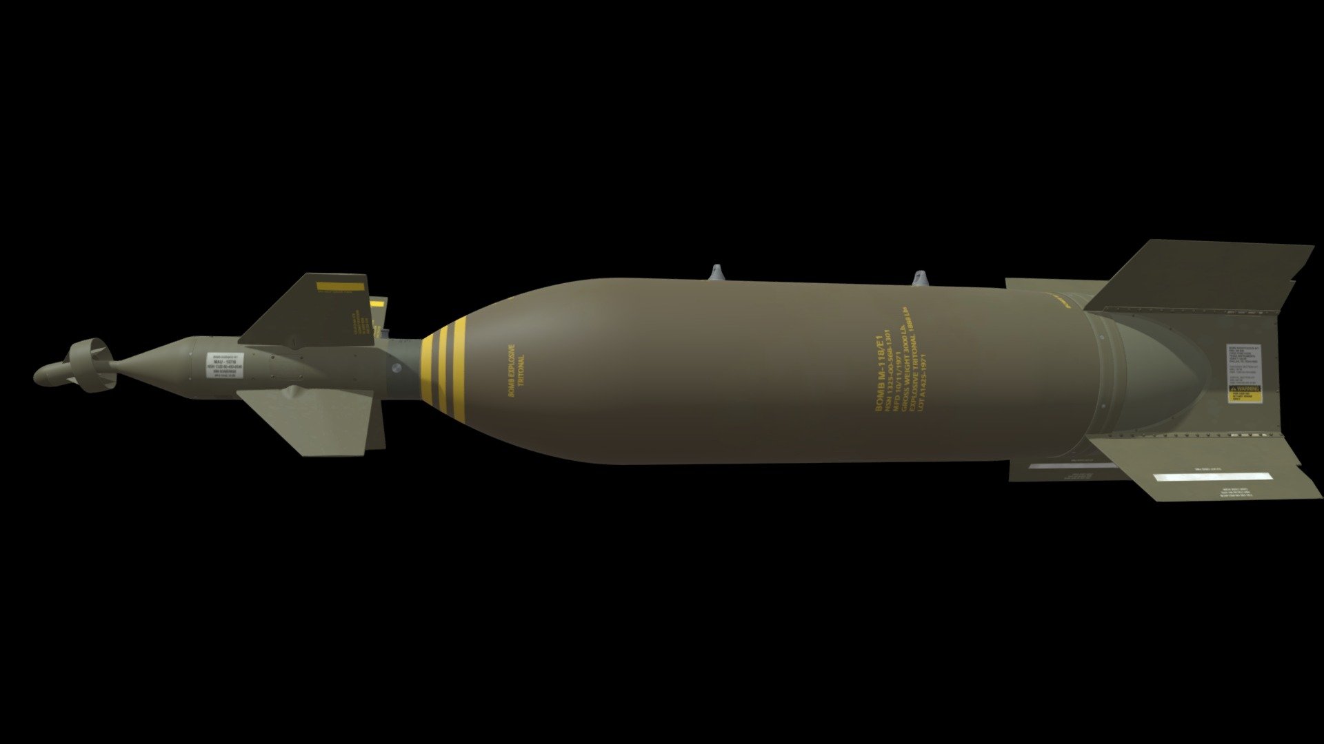 GBU-11 PAVEWAY - 3D model by Edgar Brito (@e.brito) [e57018d] - Sketchfab