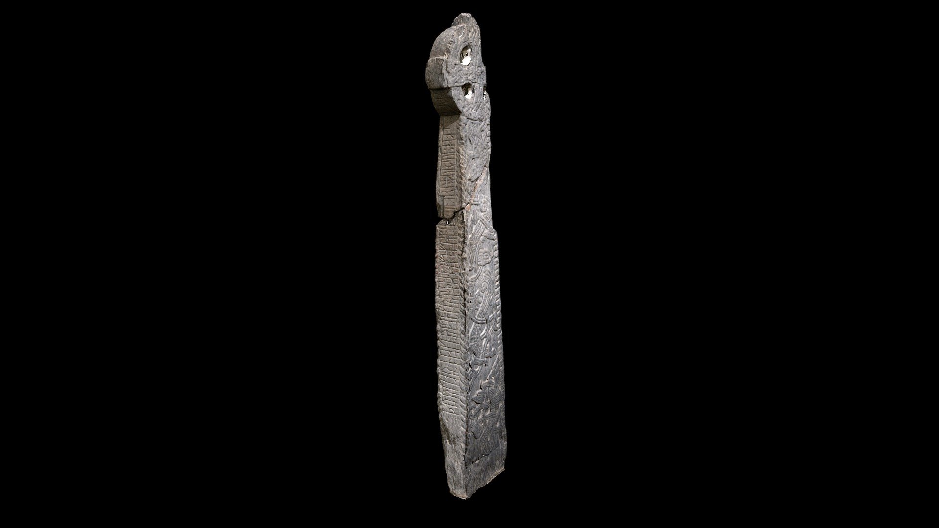 Thorleif Hnakki's Cross Slab (Manx Cross 135) - 3D model by ...