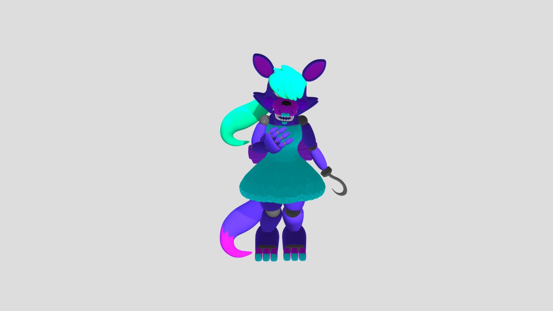 Fox girl - Download Free 3D model by hanjisung42698 [e571e5c] - Sketchfab