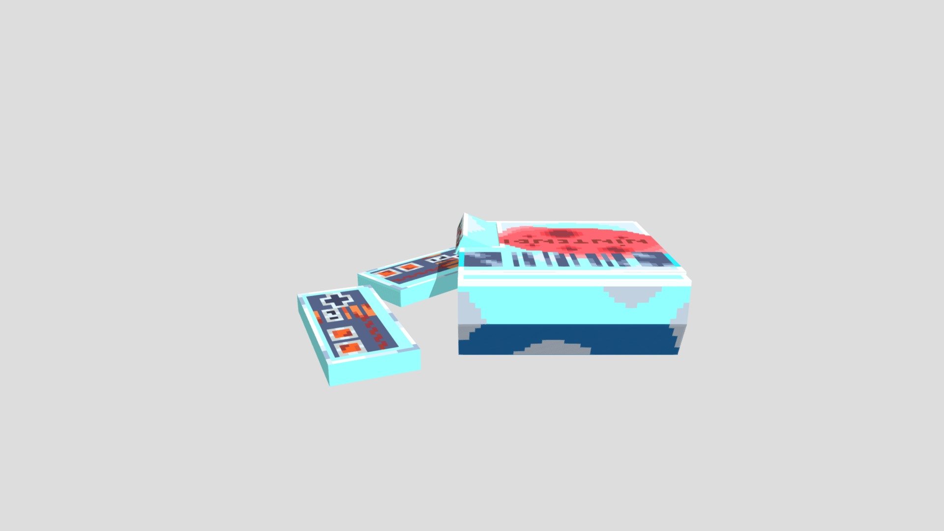 Nintendo NES - 3D model by Matheo Reignier (@mrei4001) [e5723a4 ...