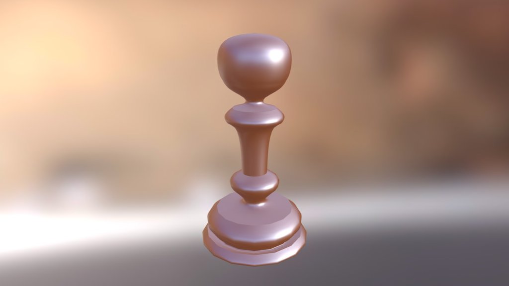 Pawn Chess Piece - 3D model by Blake C. (@Blakec551) [e572611] - Sketchfab