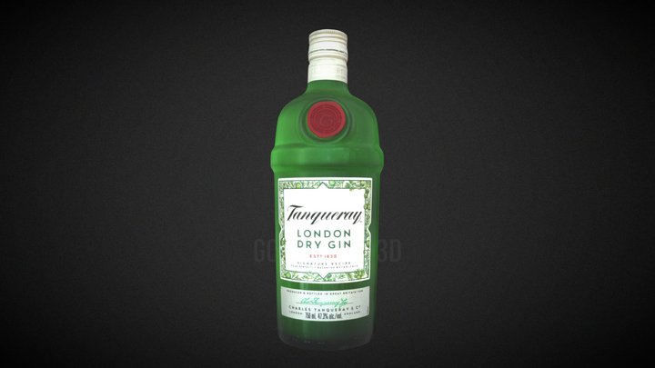 Gin-bottle 3D models - Sketchfab