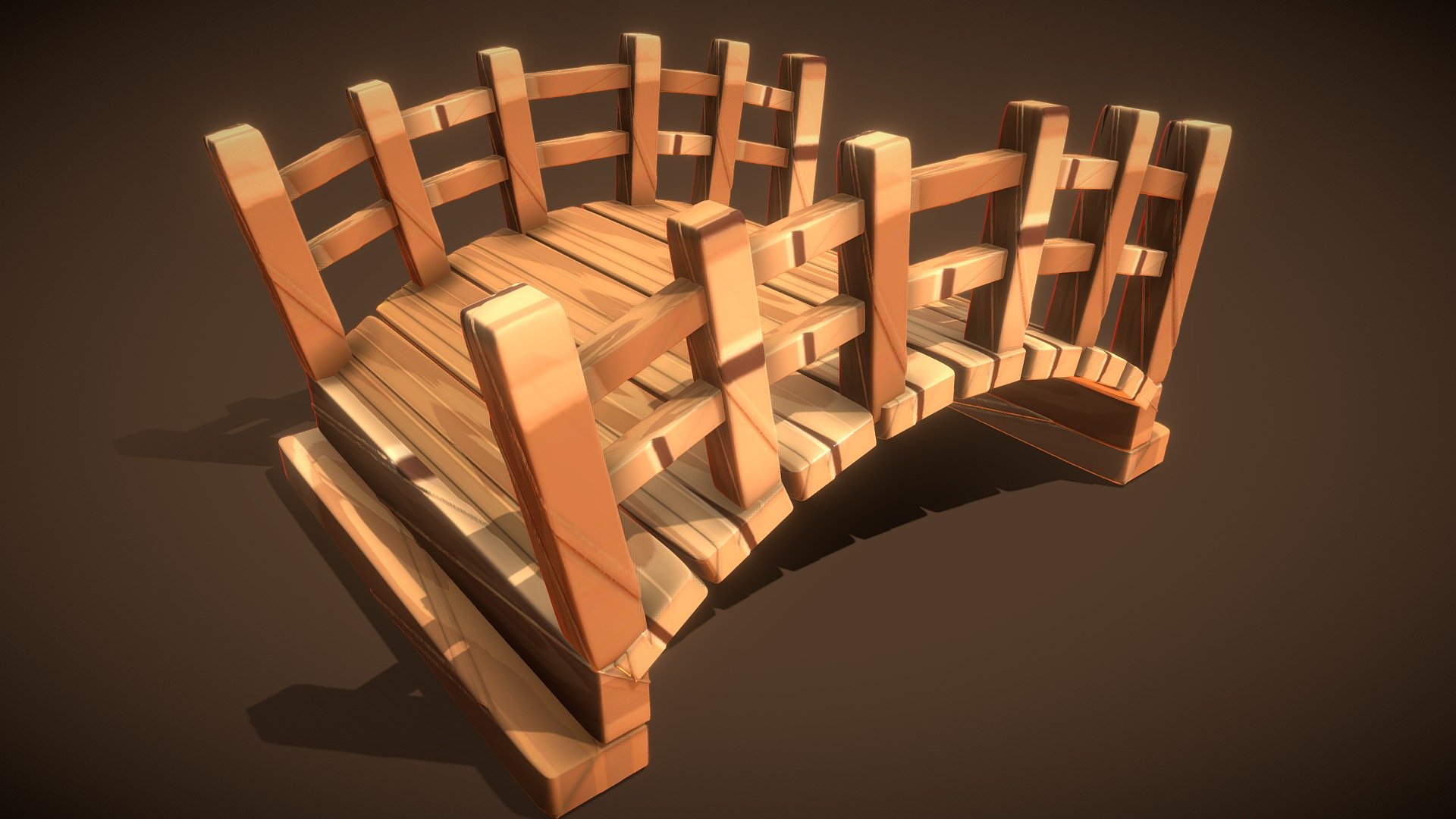 Wooden Bridge 3d - Buy Royalty Free 3D model by Gabriel Diego ...