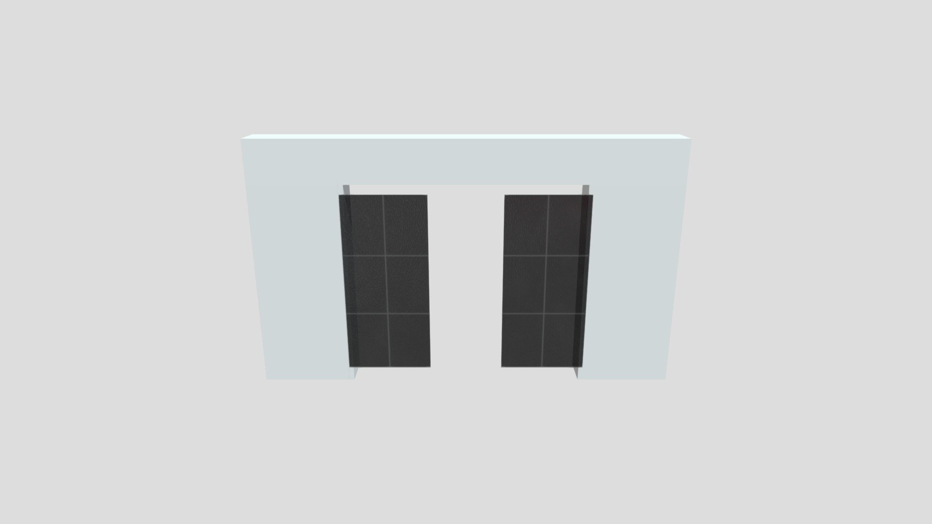 sliding door 96 AM243 Archmodel - Buy Royalty Free 3D model by ...