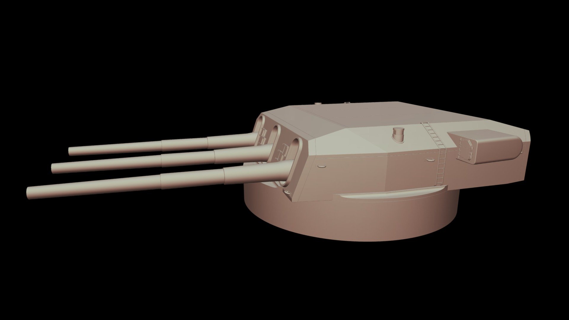 KM "Großer Kurfürst" Turret WIP - 3D model by Austrian 3D Art ...