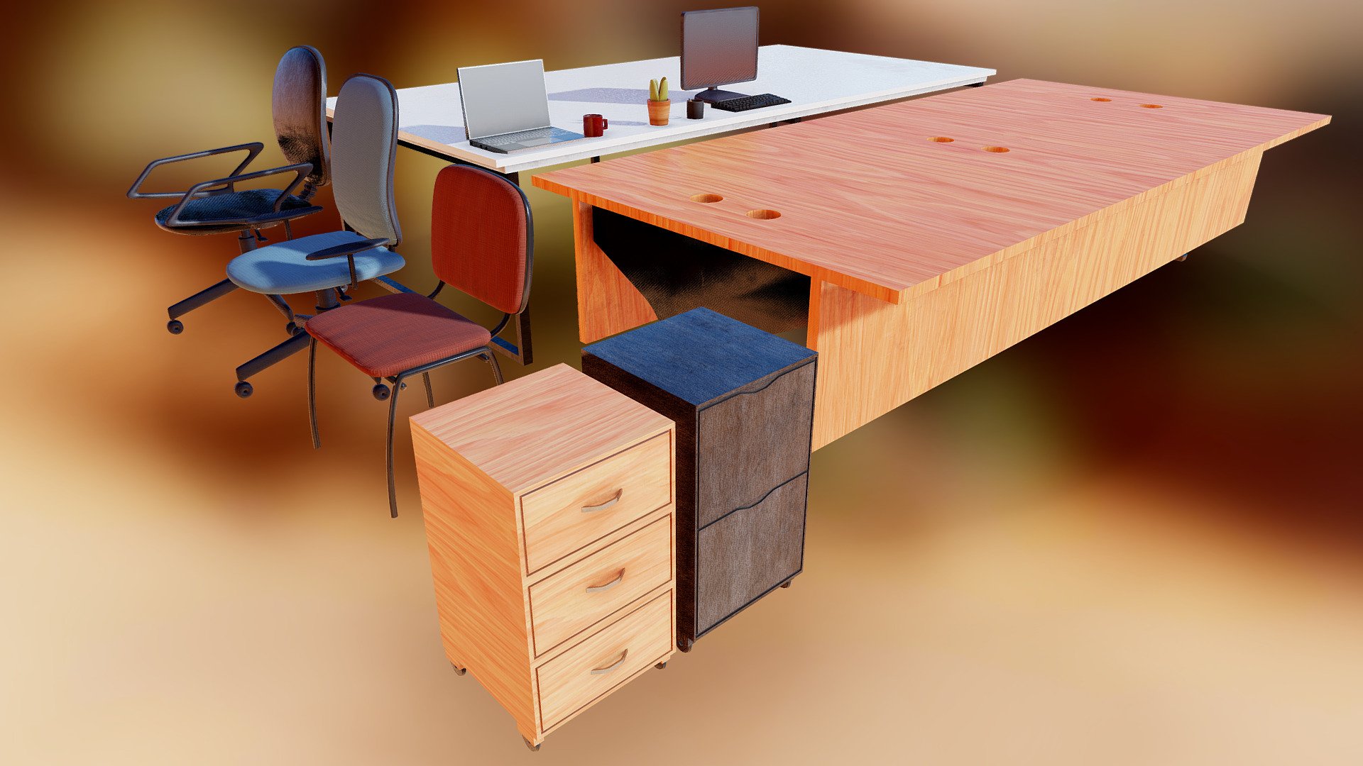 Office Prop Pack - Buy Royalty Free 3D model by Kelisei Ventura ...