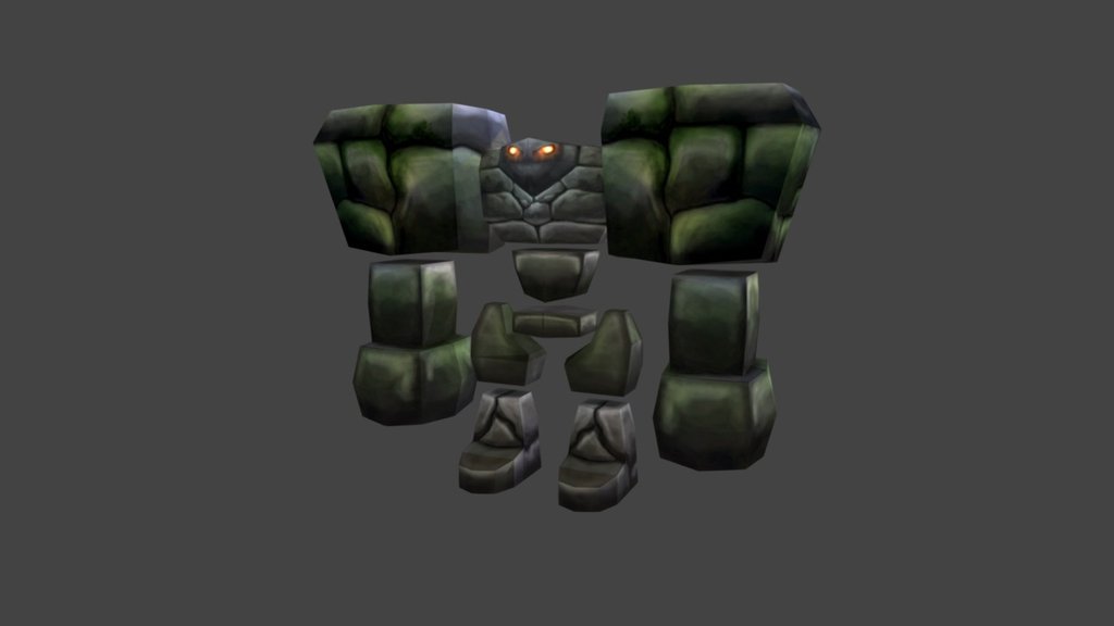 Low Poly Golem - Download Free 3D model by kindingerlek [e5739ec ...