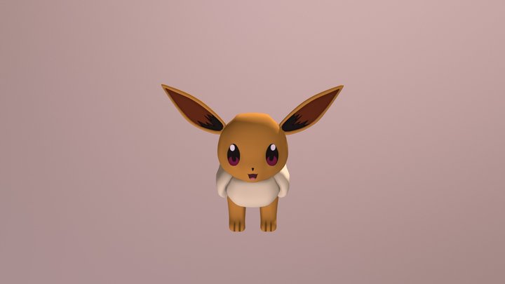 Pokemon-pokemon3d-eevee 3D models - Sketchfab