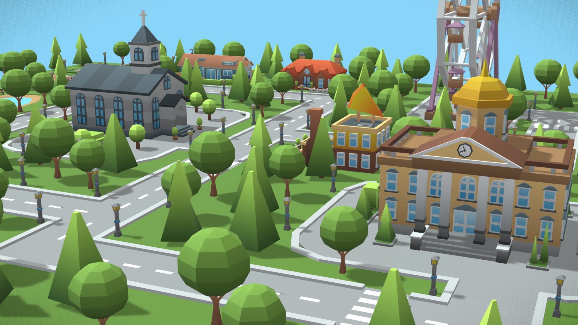 Low Poly City - Buy Royalty Free 3D model by Prisha Technologies ...