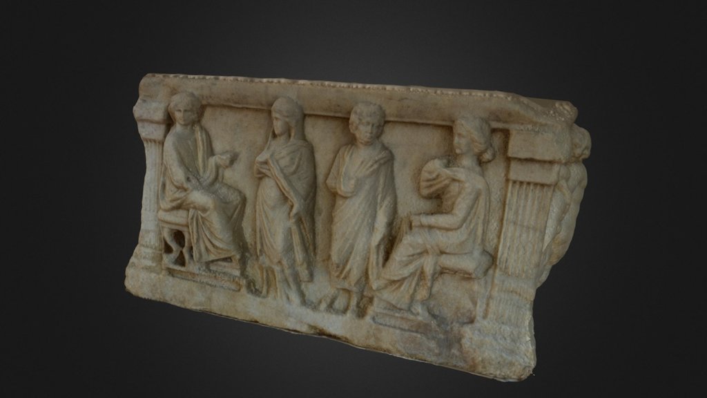 Osteotheke / Ossuary - Roman BoneBox (2nd c. CE) - 3D model by Brad ...