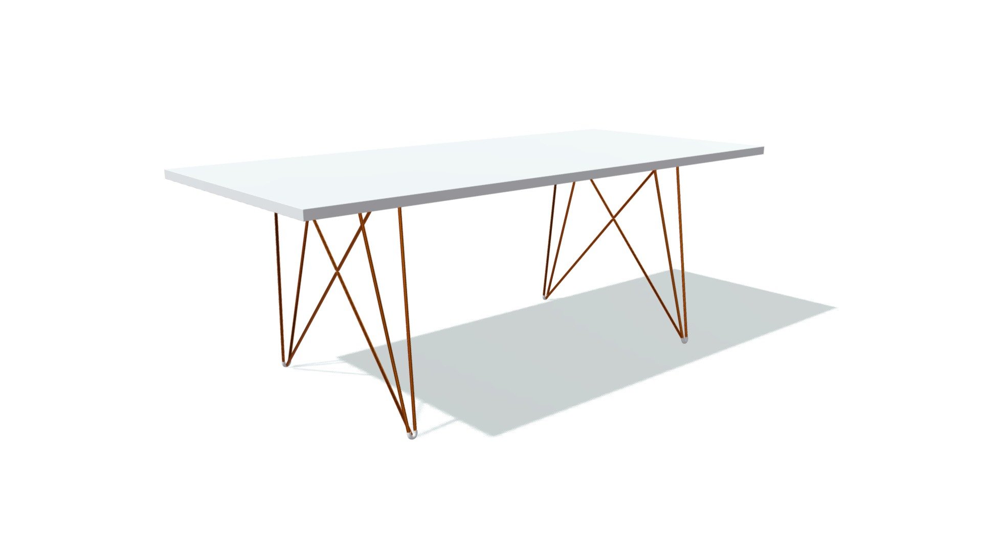 Tavolo XZ3 Table Rectangular By Magis - 3D model by quang.BEEHIVE ...