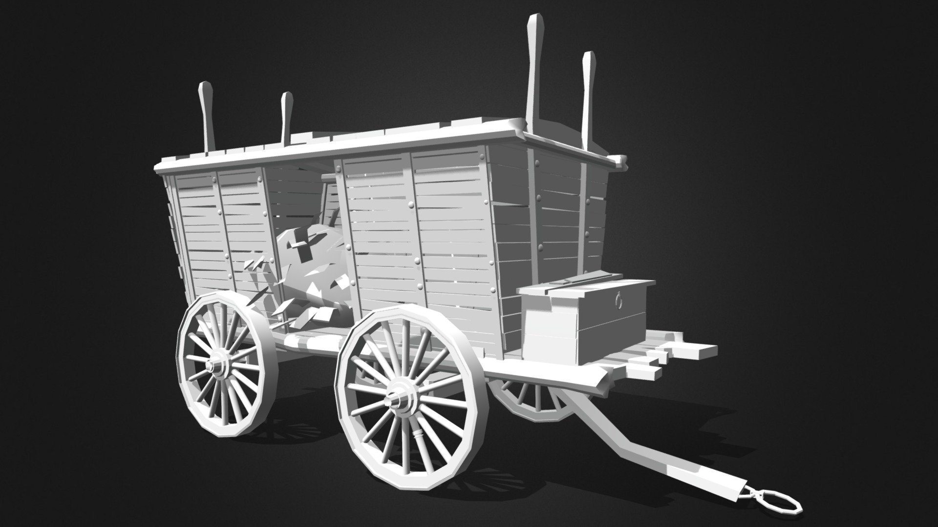 Wagon - Download Free 3D model by eccitatore [e579978] - Sketchfab