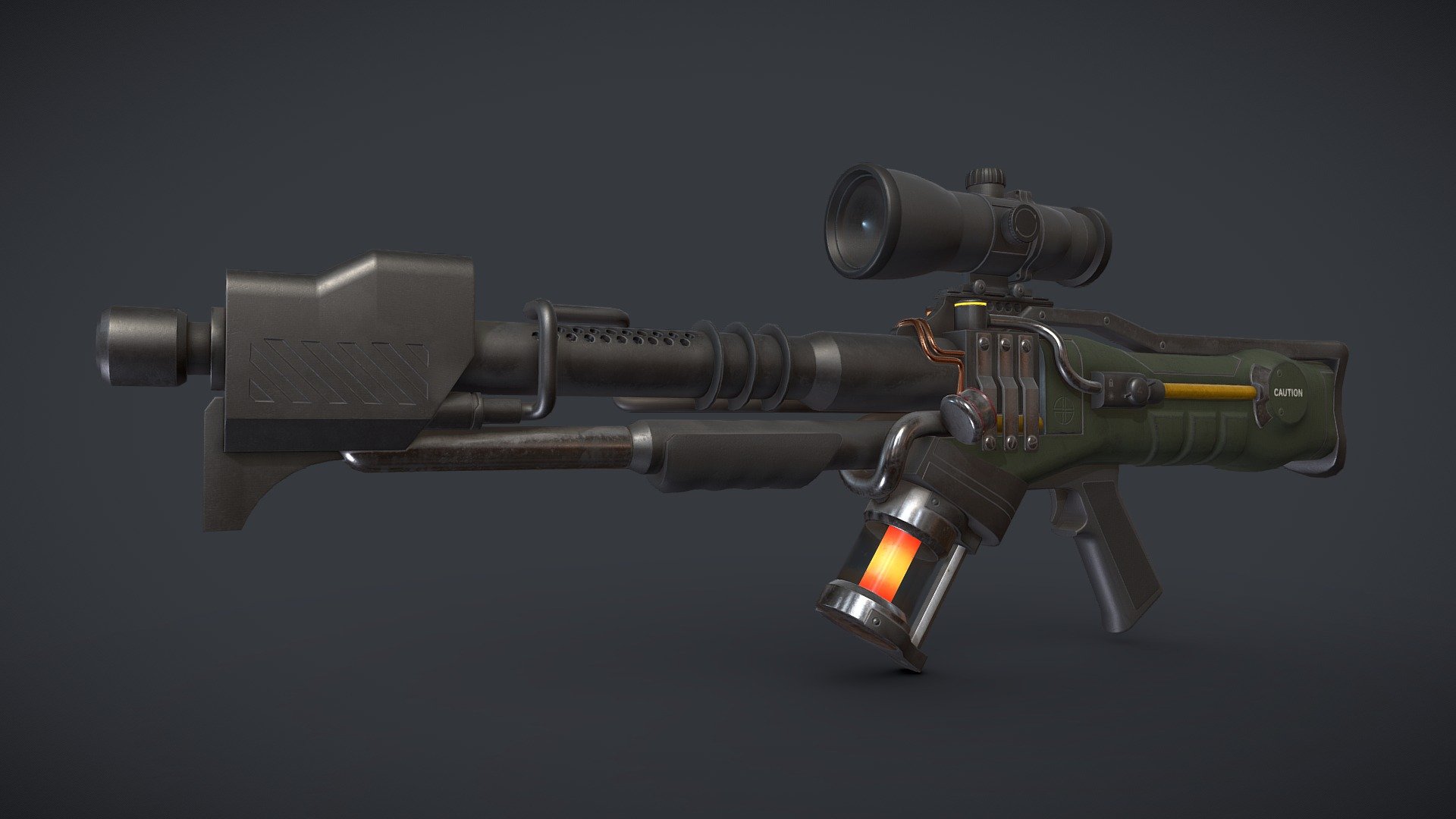 K-28 Laser Rifle - 3D model by Chris McMunn (@ChrispyCrunch) [e57adbc ...