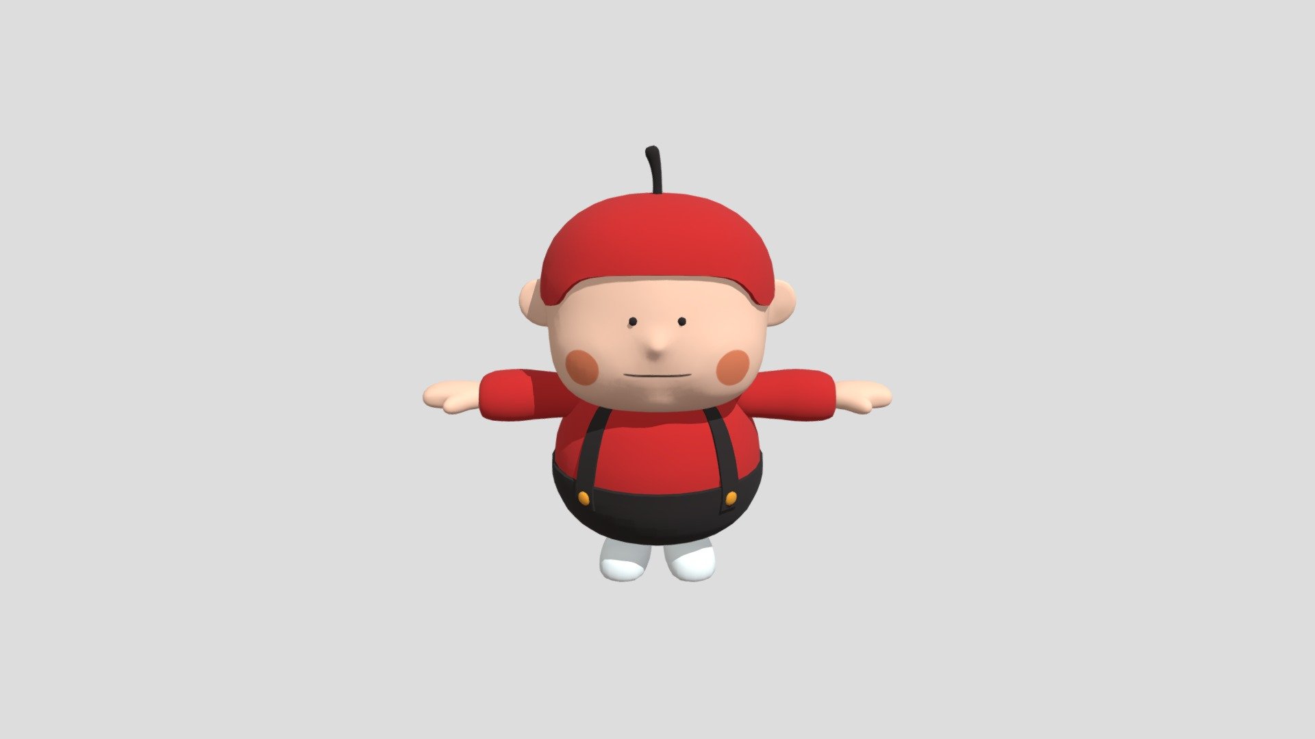 Apple Kid - 3D model by BionicKota [e57b84b] - Sketchfab