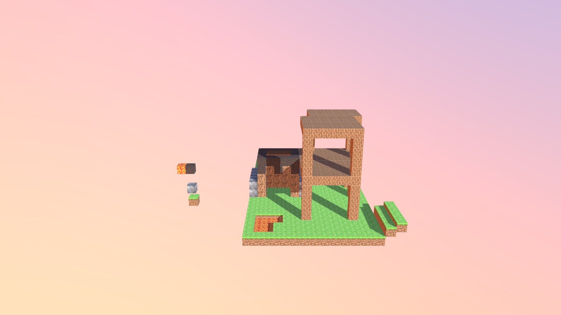 Minecraft - 3D model by cap10crooks [e57e0b2] - Sketchfab