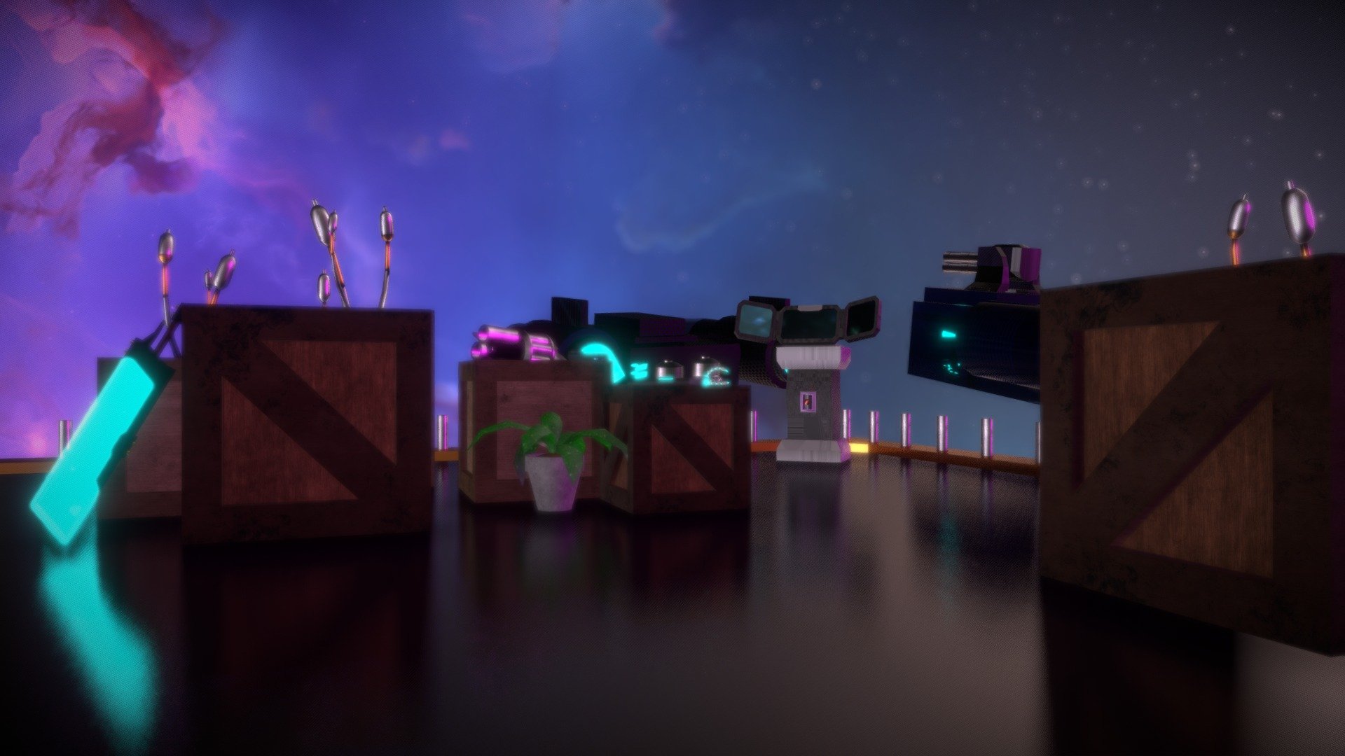 Space Station - 3D model by Zane Bird (@zbird2) [e57f697] - Sketchfab