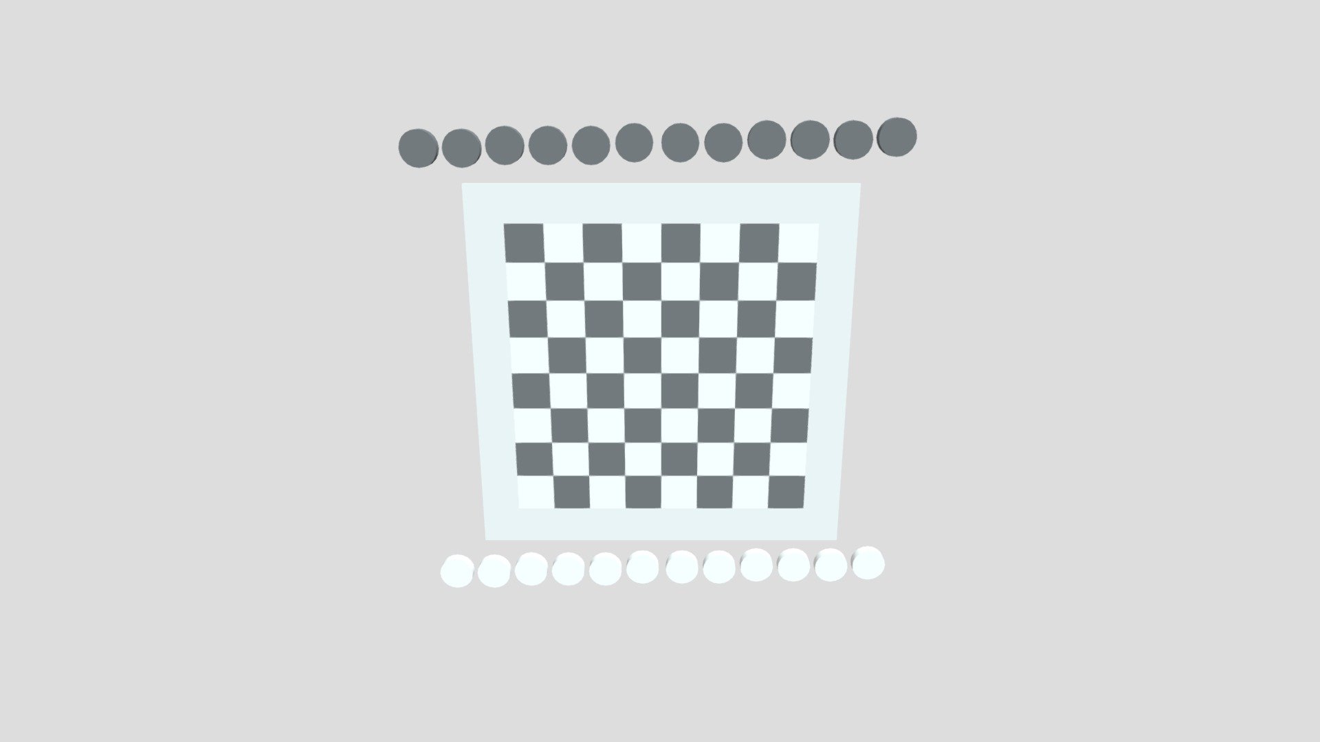 Checkers board - Download Free 3D model by Therubyhome [e57f718 ...