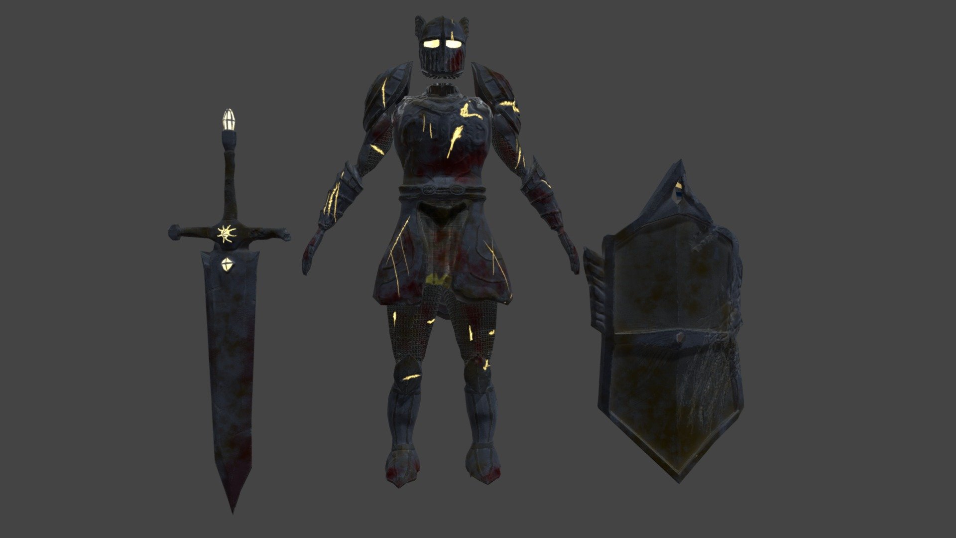 Undead Knight - Download Free 3D model by Jordan Little (@JordieLitt ...