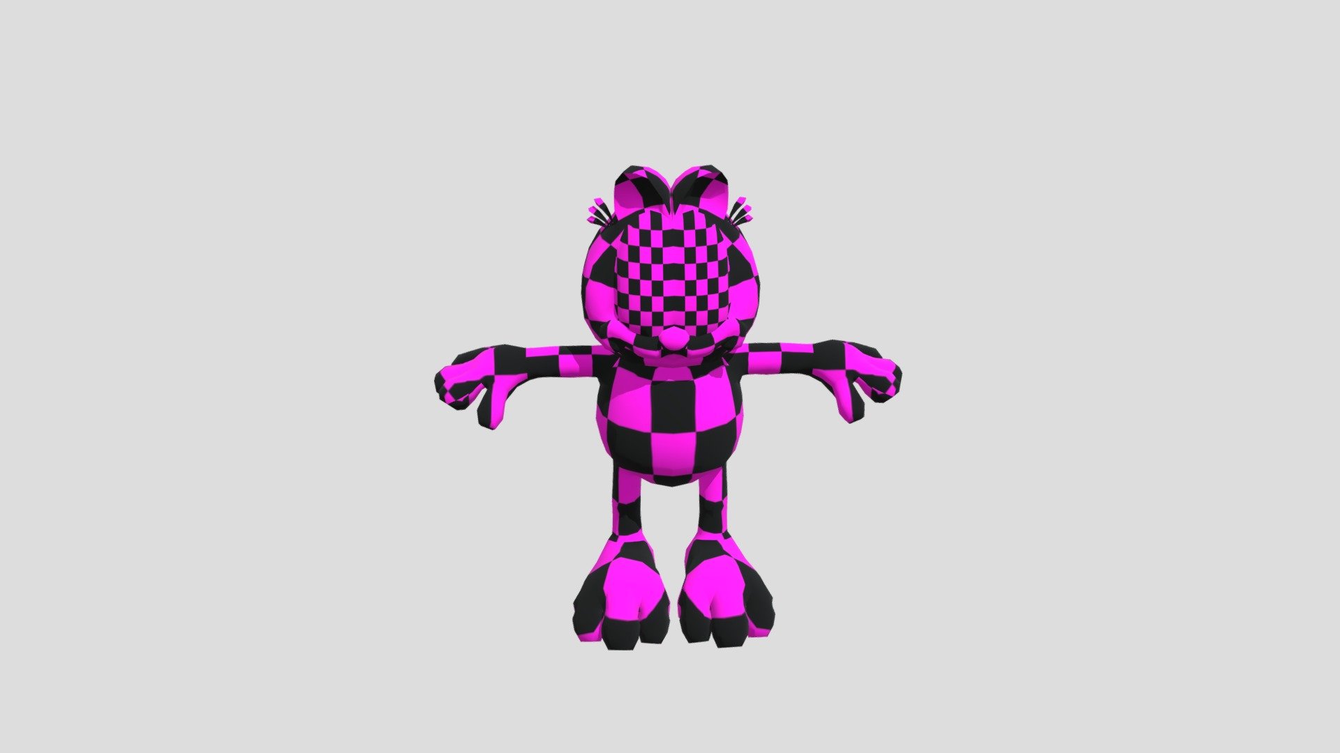 Textureless Garfeild - Download Free 3D model by thirsty-rundown3YTTTV ...