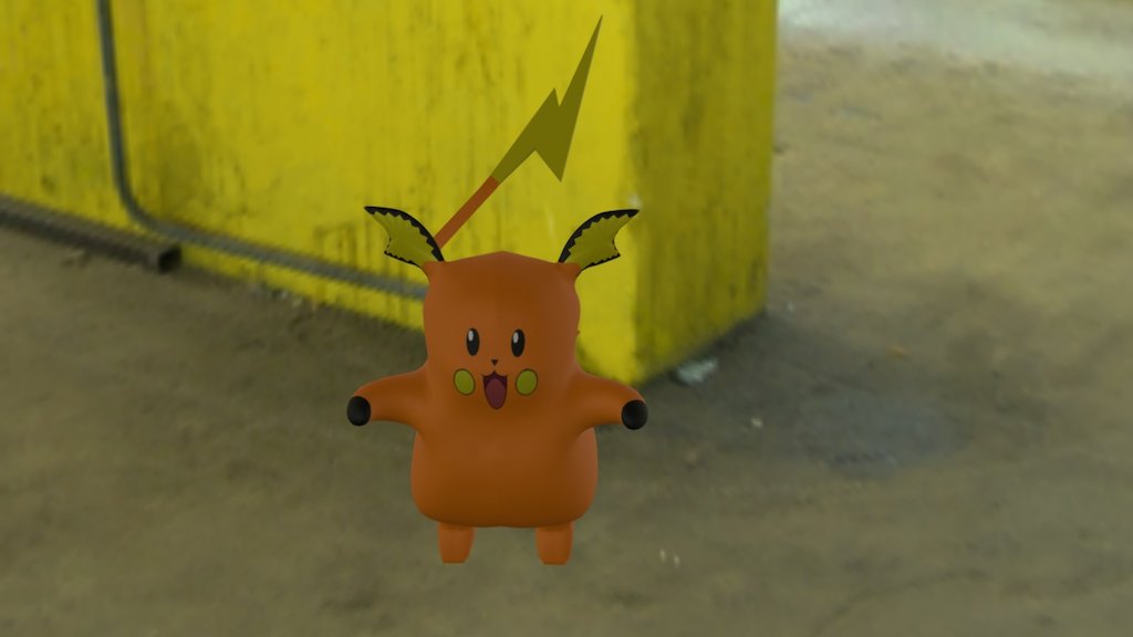 Raichu - 3D model by estevegf [e581703] - Sketchfab