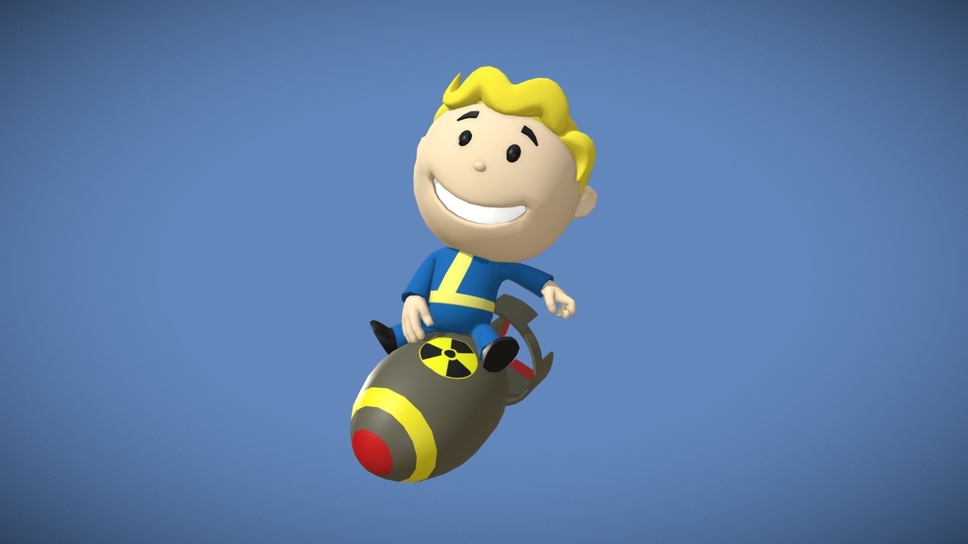 Vault Boy - Download Free 3D model by Maen3D [e581a42] - Sketchfab