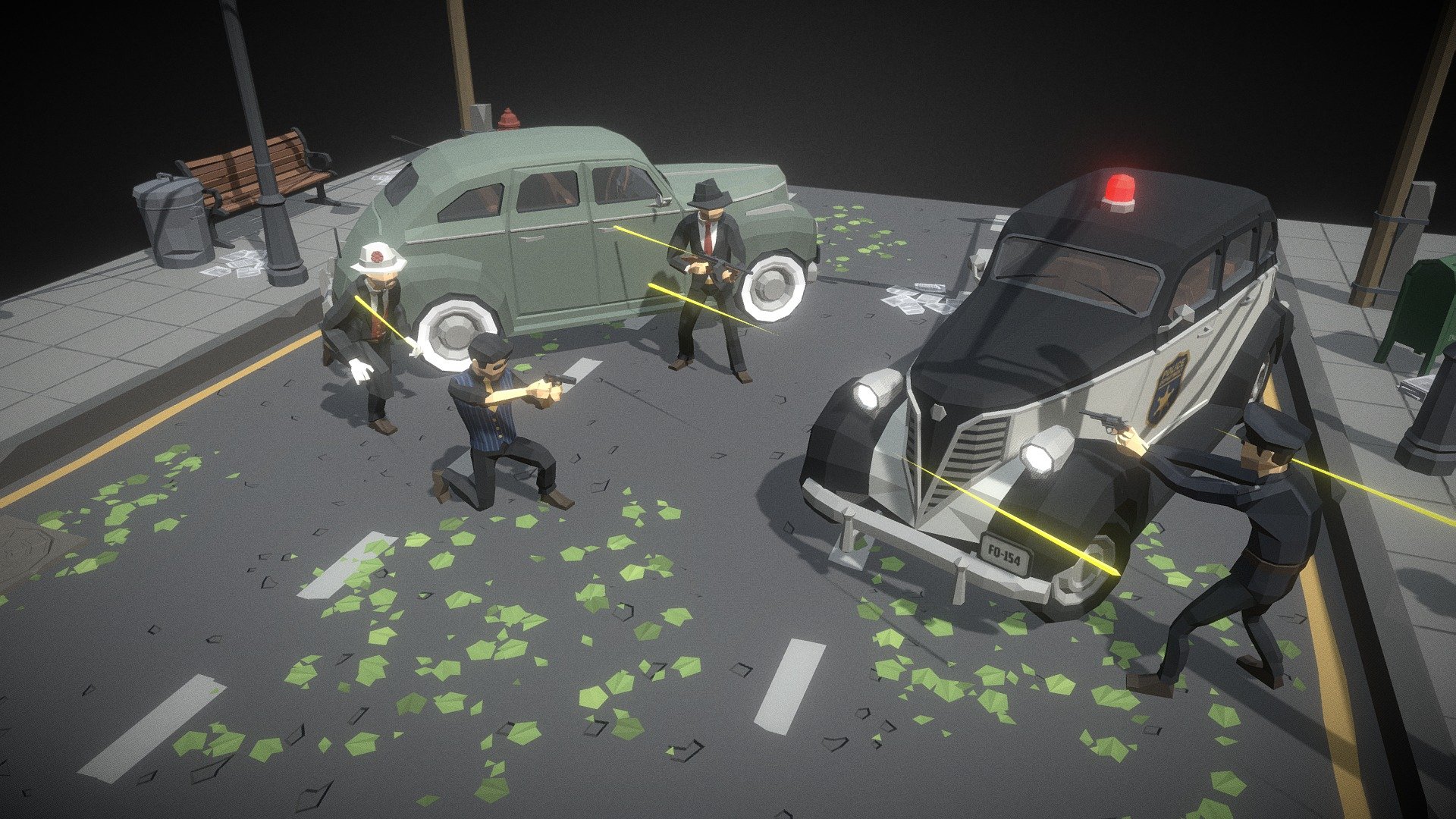 Mafia LowPoly Pack - 3D model by Tarasov3D [e581feb] - Sketchfab