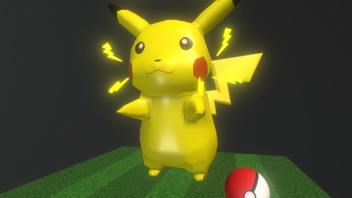 Pikachu_pokemon 3D models - Sketchfab