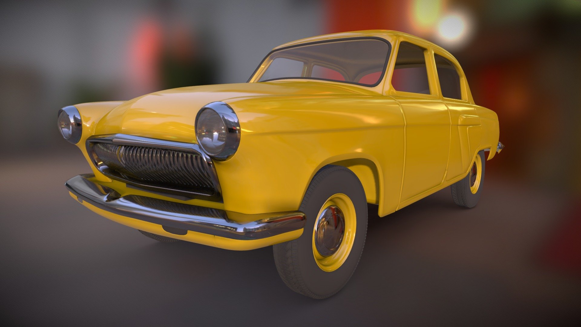 GAZ-21 WIP 3 - Download Free 3D model by Geug [e58449f] - Sketchfab