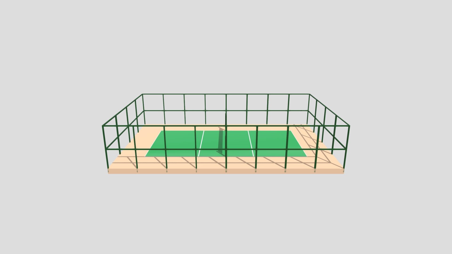 Lapangan_volly - 3D model by ochakustantri [e585556] - Sketchfab
