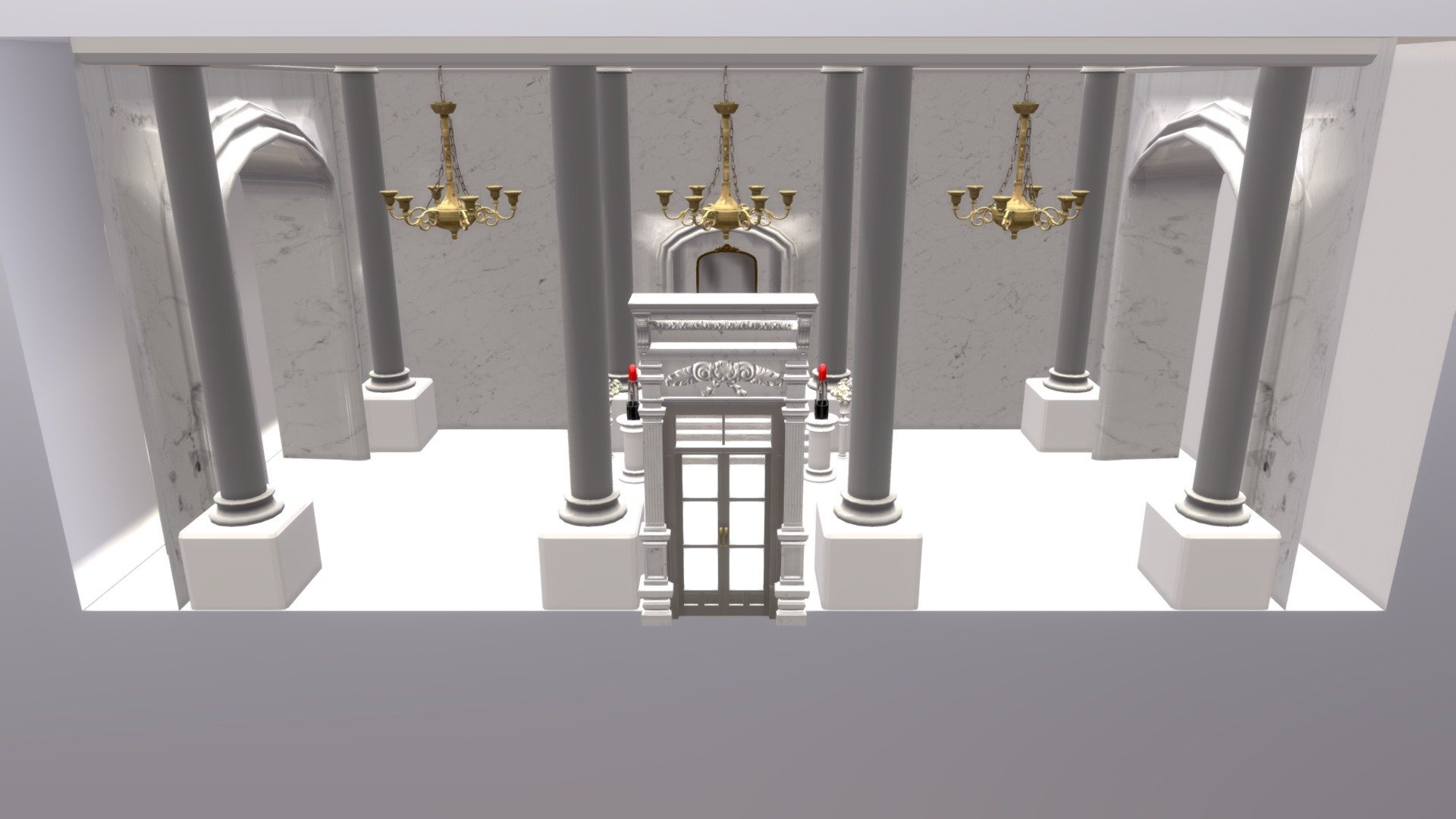 BALLROOM - 3D model by raquelnavape [e585760] - Sketchfab