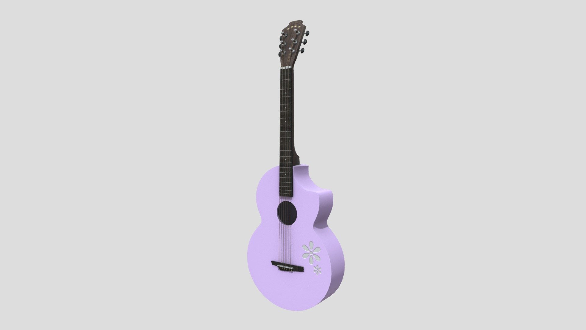 Guitar_1 - Buy Royalty Free 3D model by rebuilderai (@RebuilderAI-vrin ...