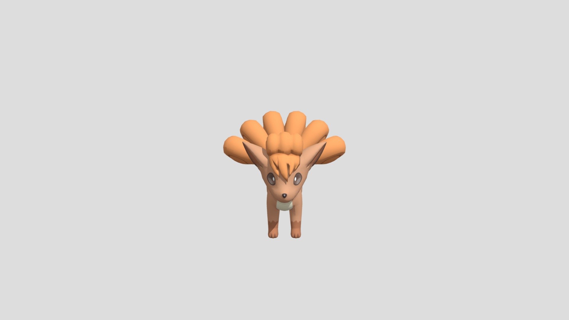 Vulpix - Download Free 3D model by nguyenlouis32 [e588228] - Sketchfab