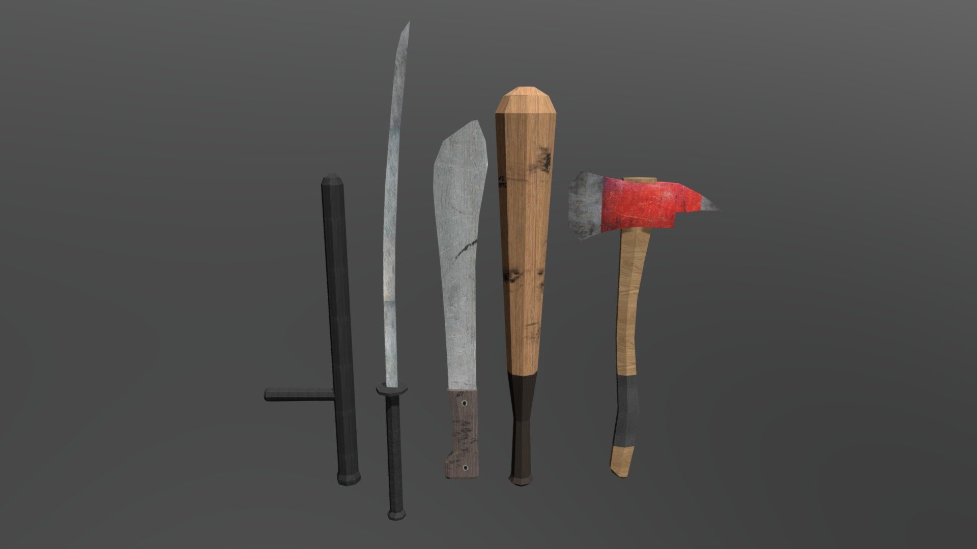 PSX Melee Pack - Download Free 3D model by DeadFrame Studio (@DeadFrame ...