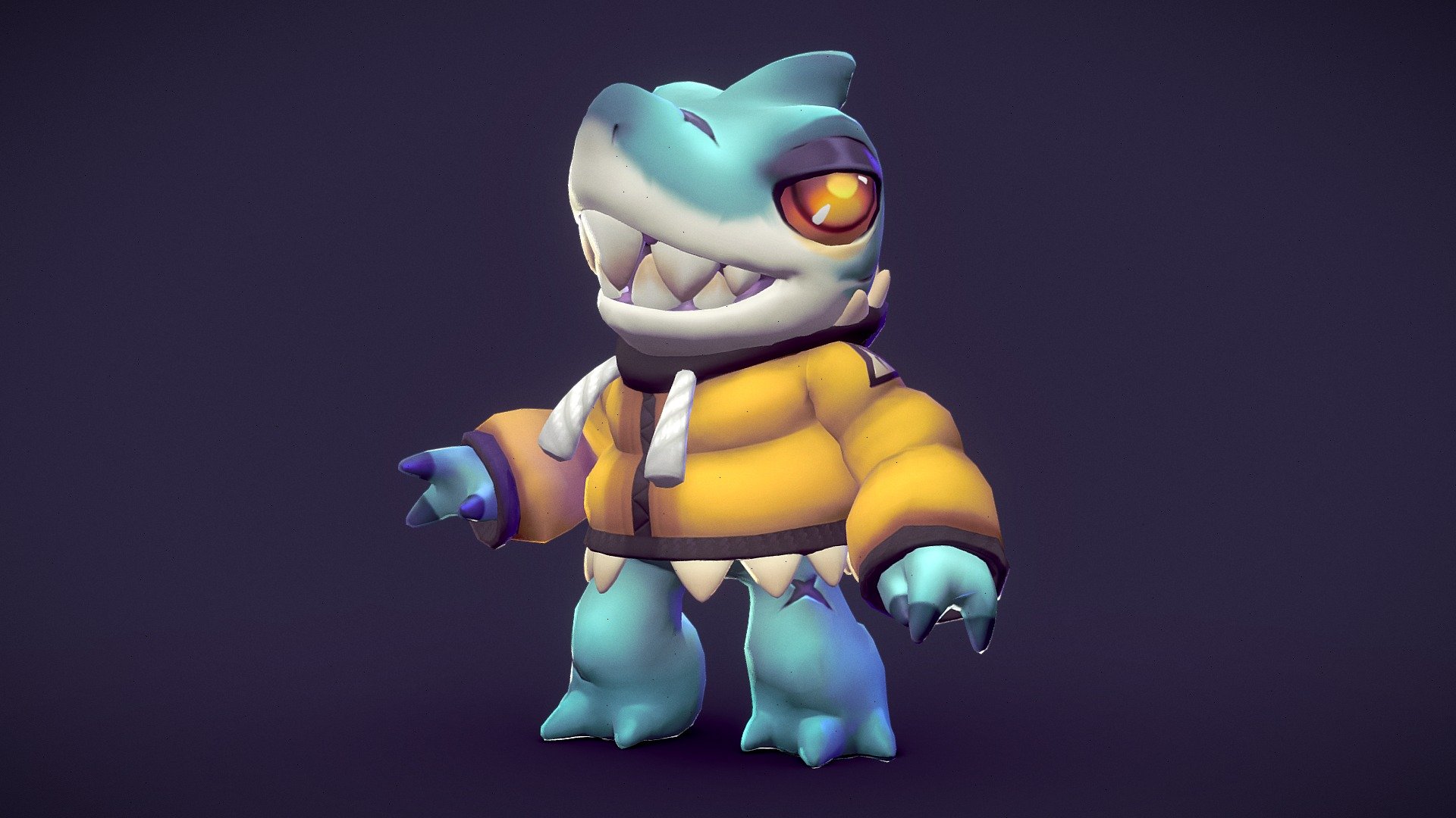 Flubber Game Character - 3D model by Makayla_Uram [e5891dc] - Sketchfab