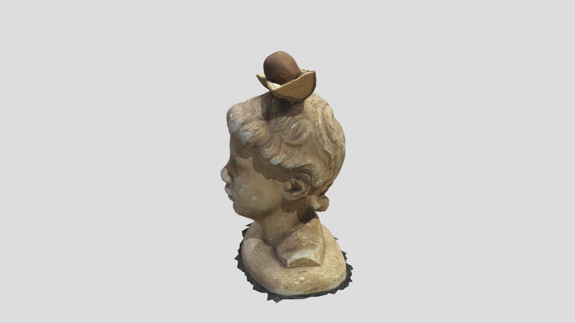 Statue with wood and ball - 3D model by Matteusrusk [e58bee3] - Sketchfab
