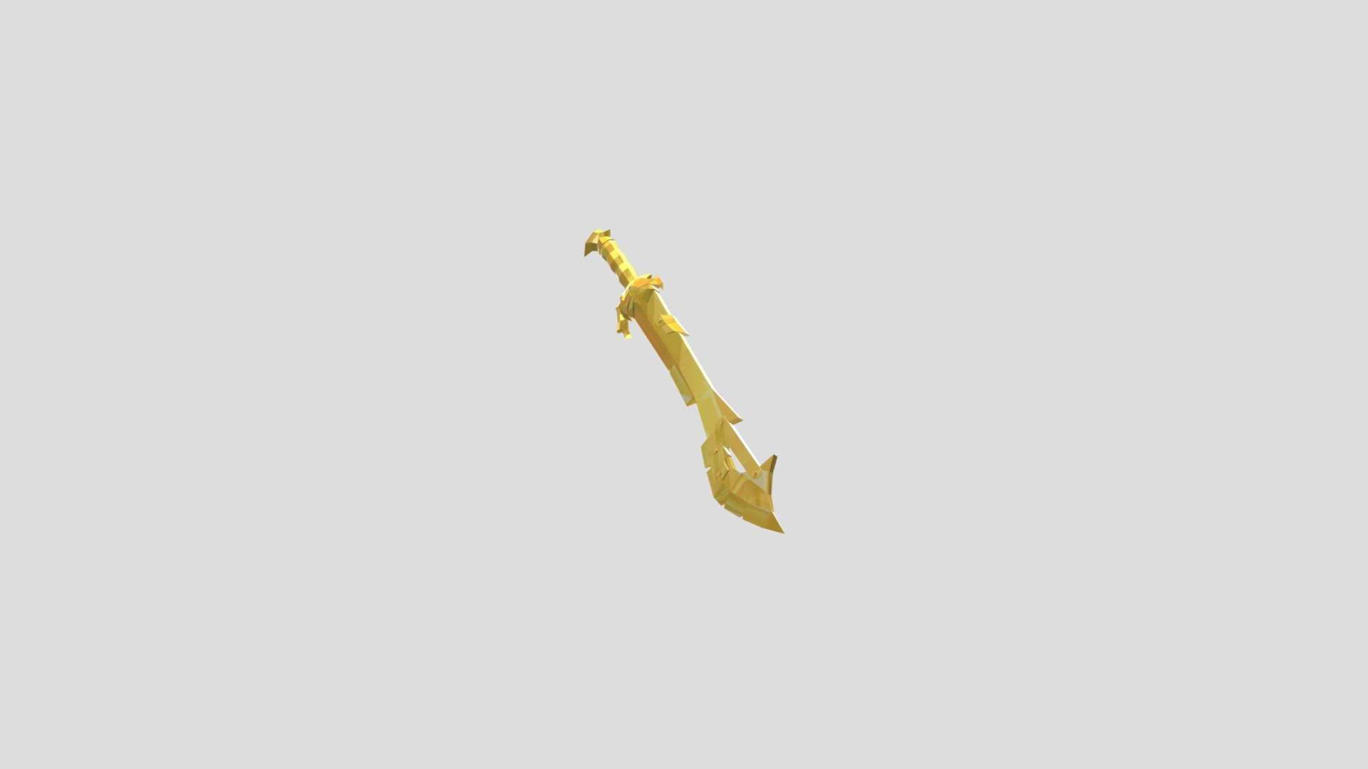 The Golden Sword - Download Free 3D model by PeanutBob [e58c7b7 ...