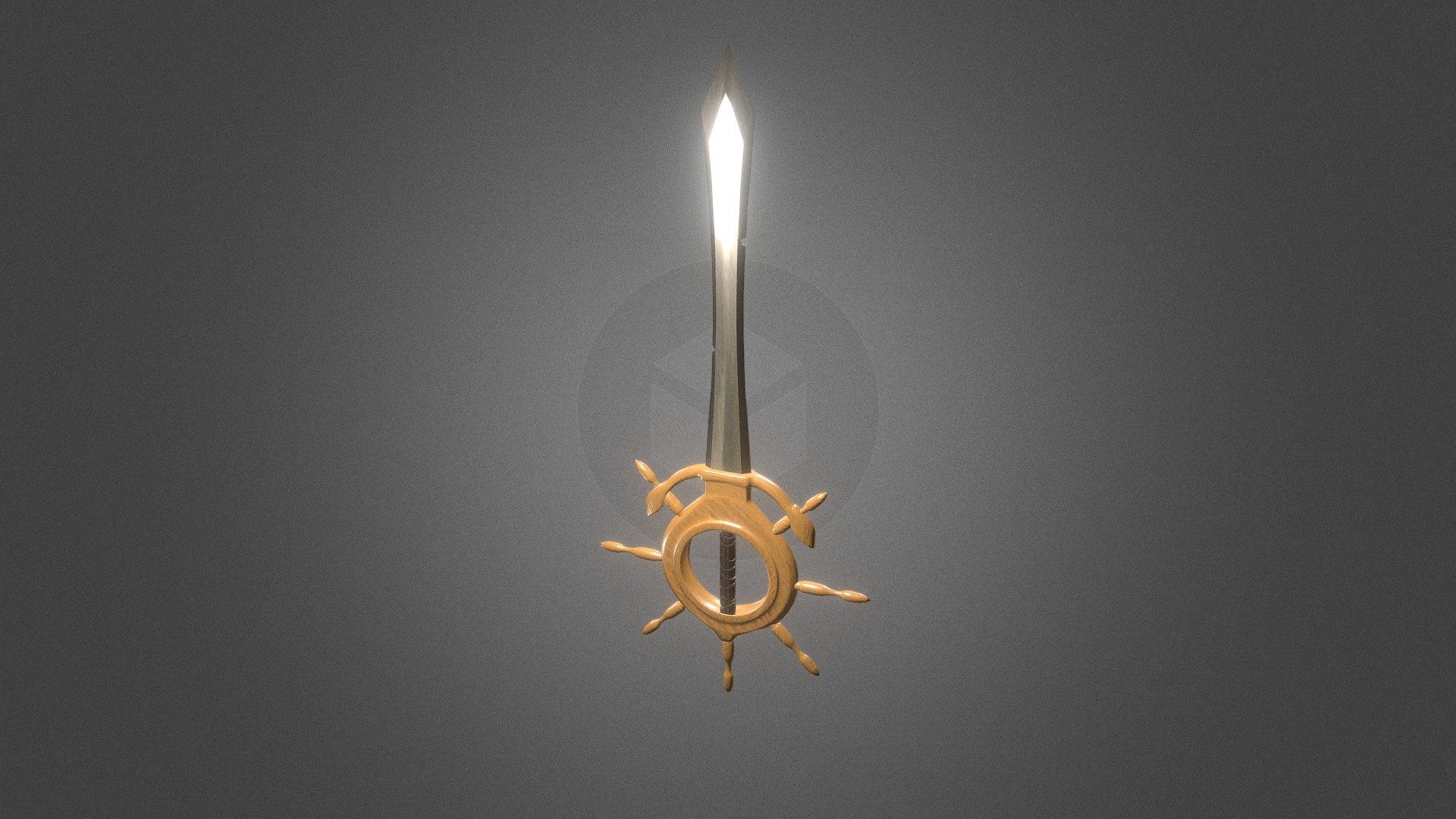 Pirate Rudder Sword - 3D model by PedroArruda [e58d039] - Sketchfab