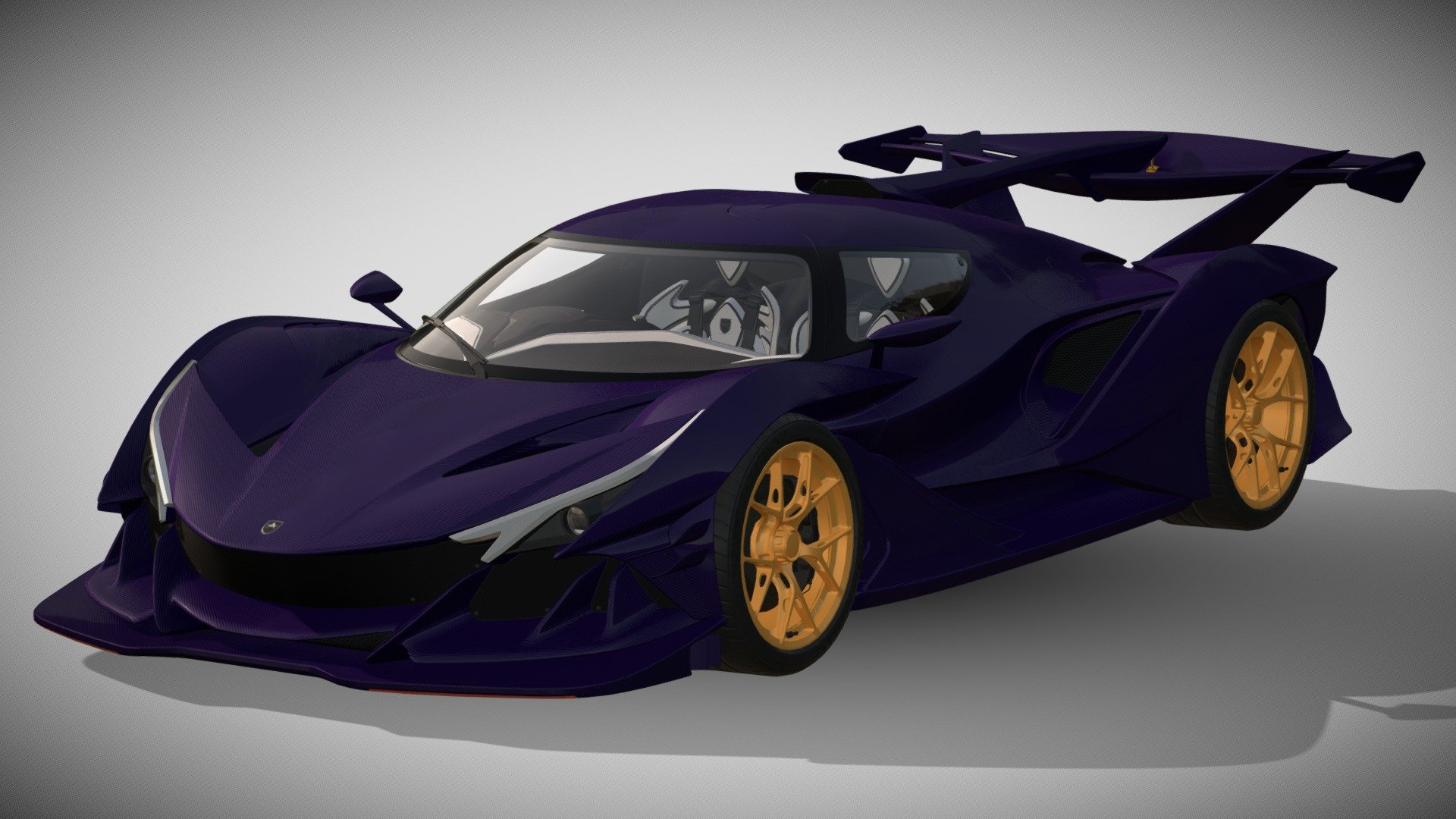 2018 Apollo Intensa Emozione Carbon Purple - Download Free 3D model by ...