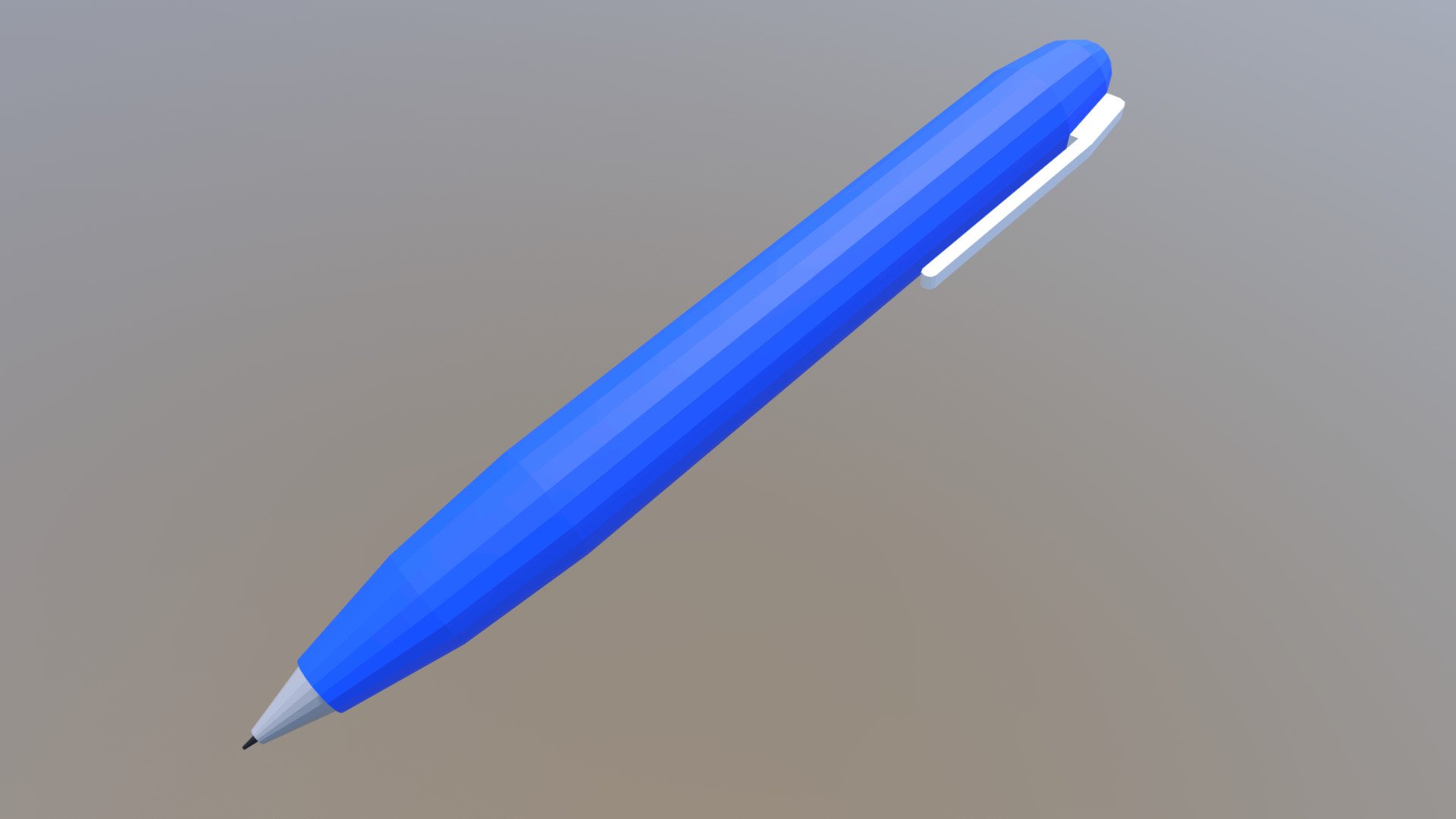Pen low-poly - 3D model by juanmamm271 [e58fd47] - Sketchfab