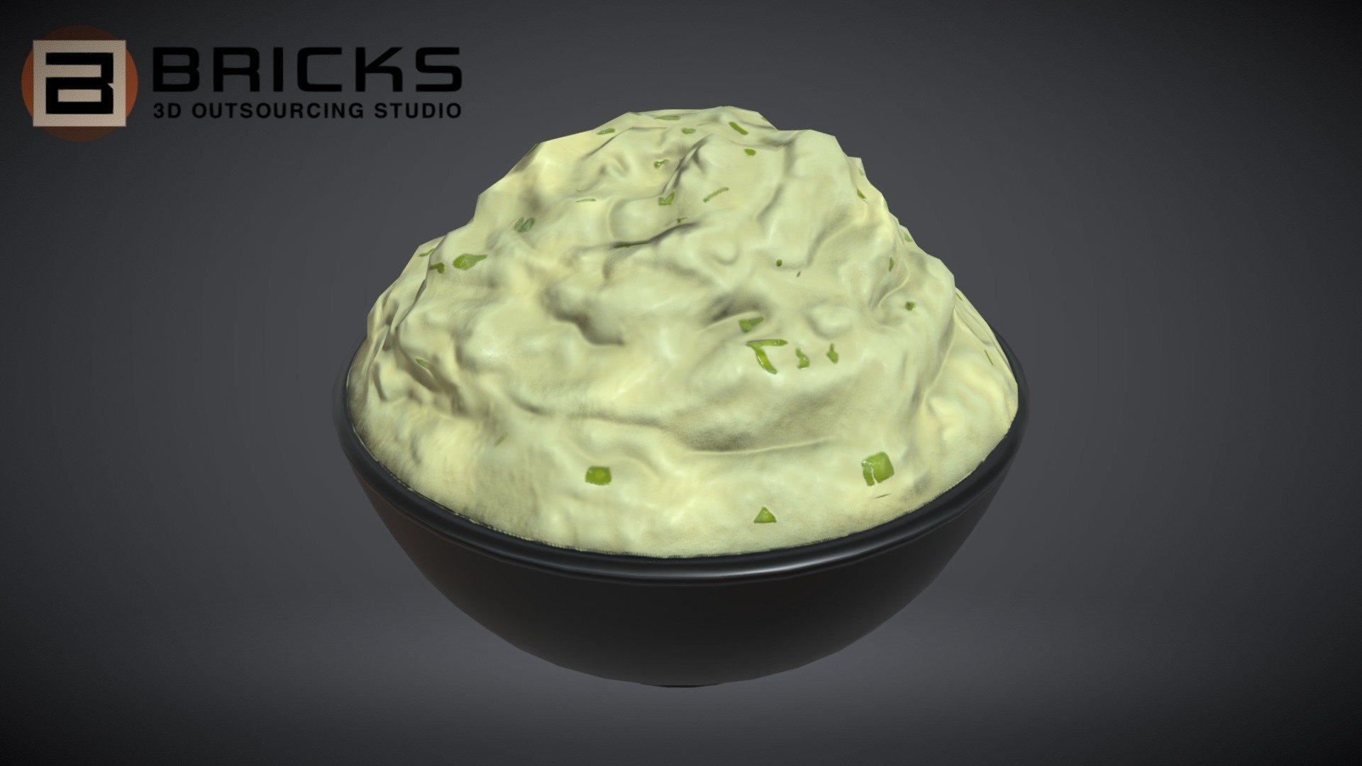 Mashed Potato - Buy Royalty Free 3D model by Bricks Studio ...