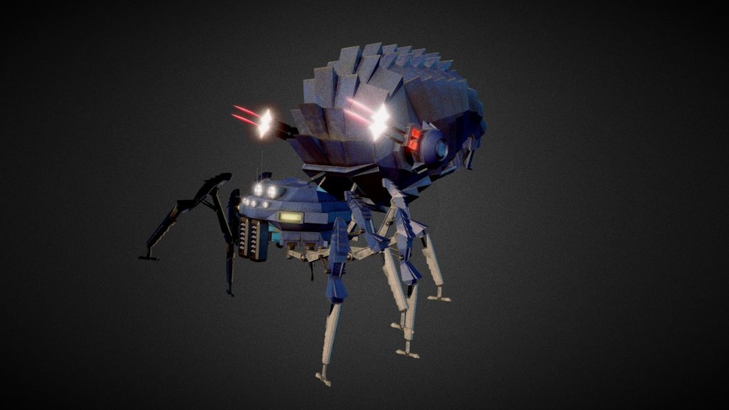 Spider Assault Walker - 3D model by kiplingdesigns (@snoringeagle ...