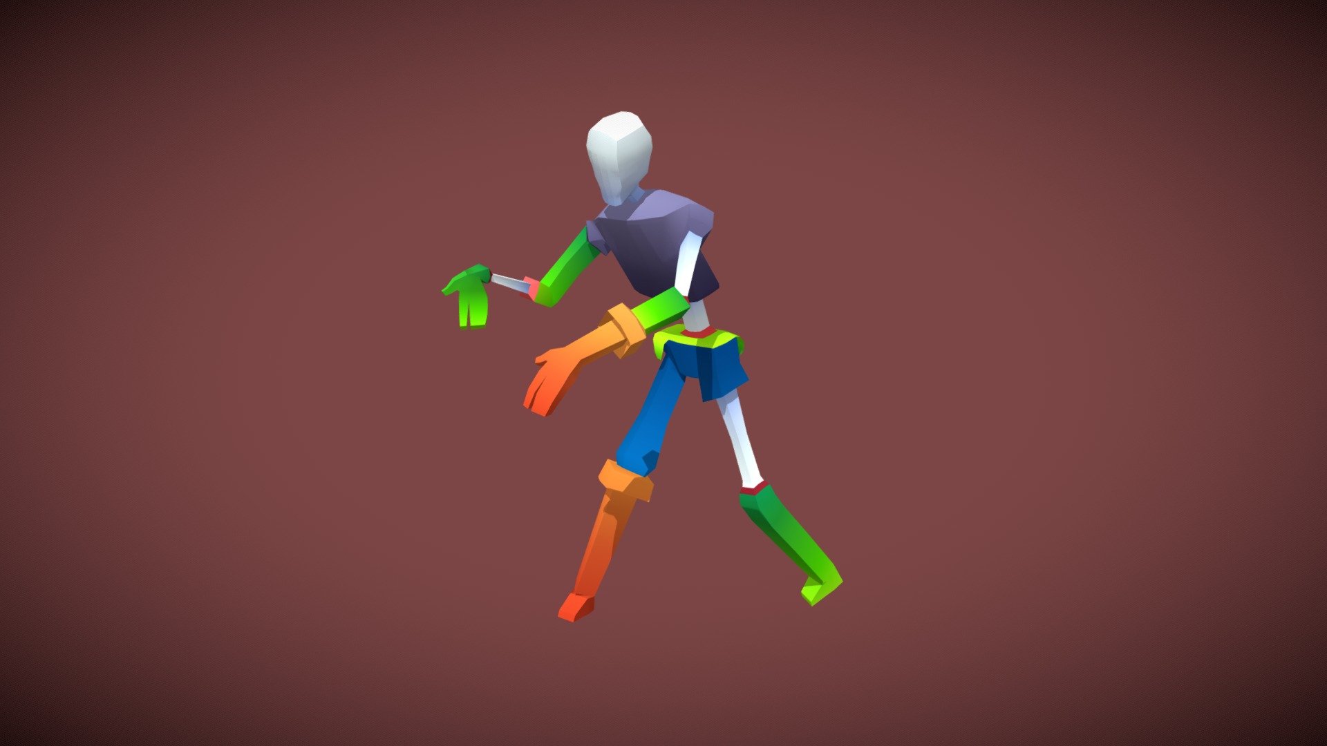 Zombie Ranged - Animated & Game Ready - Download Free 3D model by Tiago ...