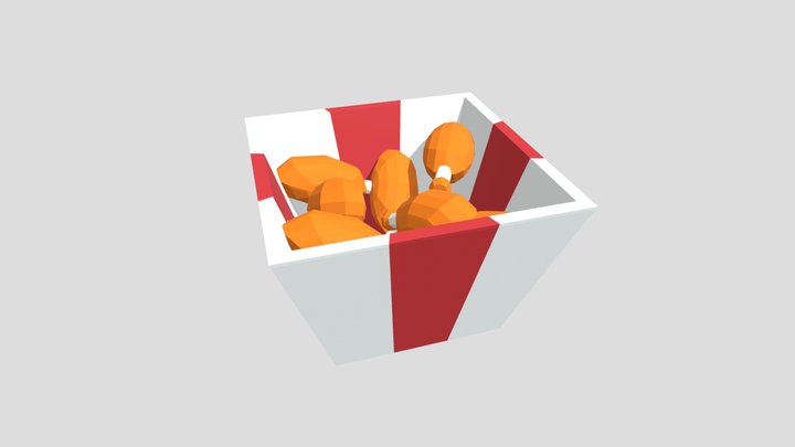 Kfc-chicken 3D models - Sketchfab