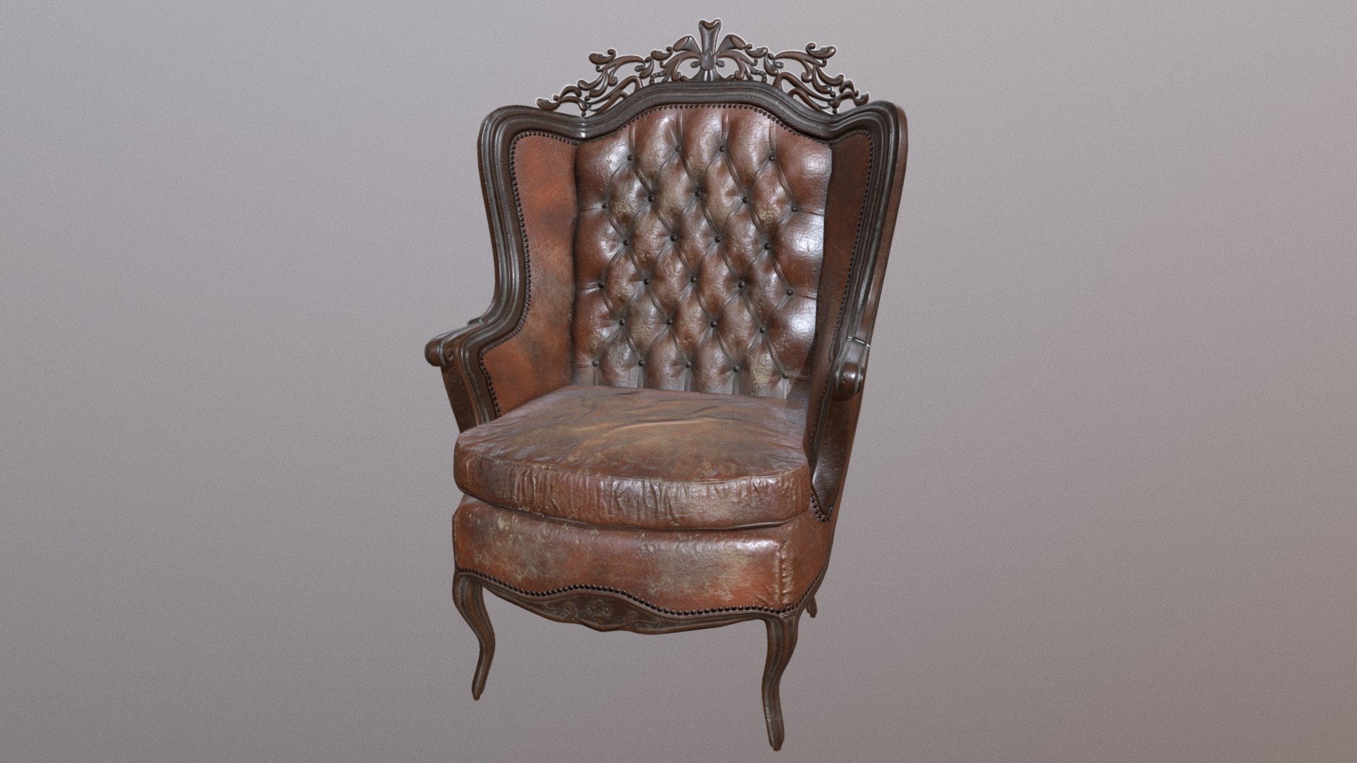 Vintage Arm Chair - 3D model by arthur grauliere (@agrauliere) [e593120 ...
