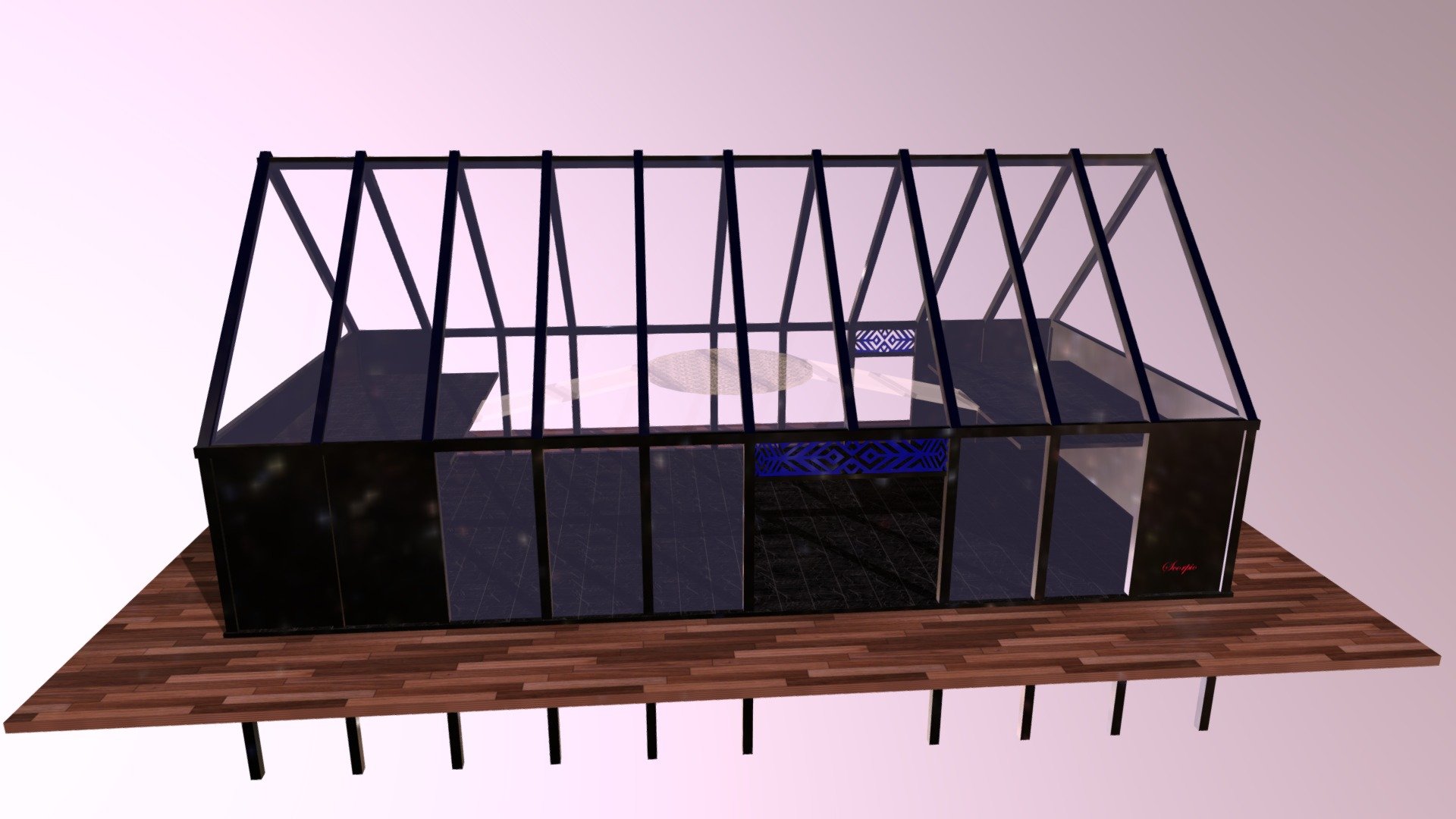Glass House T2 - 3D model by FD-paffie [e596003] - Sketchfab