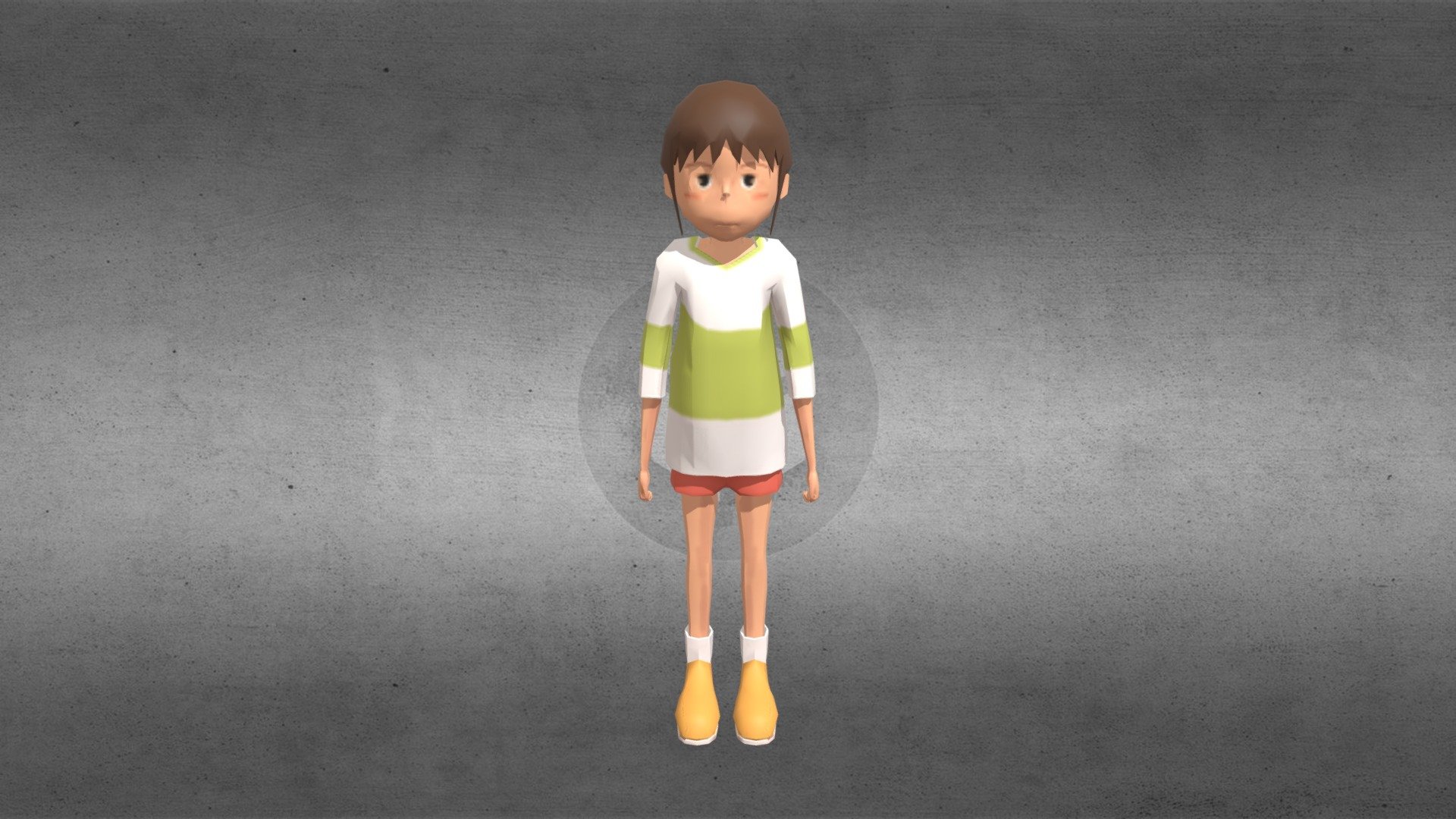 Chihiro Defend Animation - 3D model by Ghosty (@ruinraone) [e59668f ...