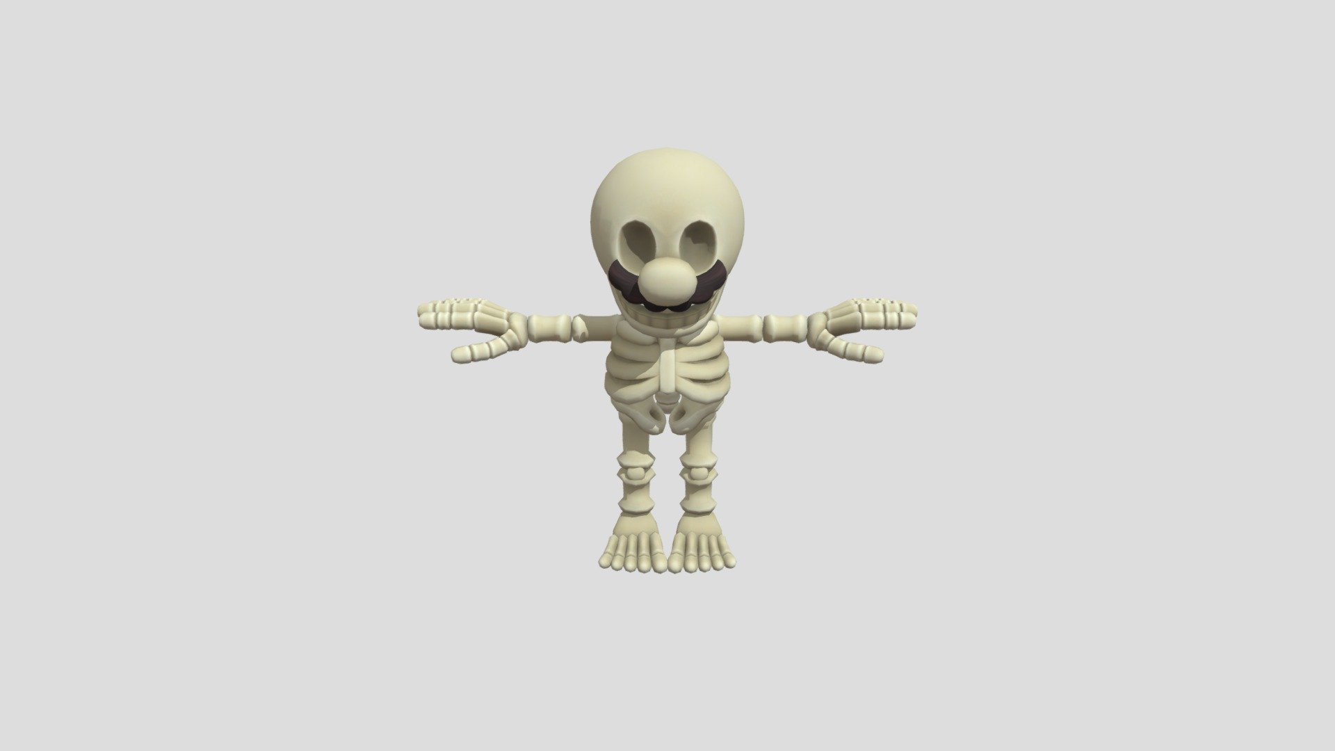 Super Mario Odyssey Mario (Skeleton) - Download Free 3D model by ...